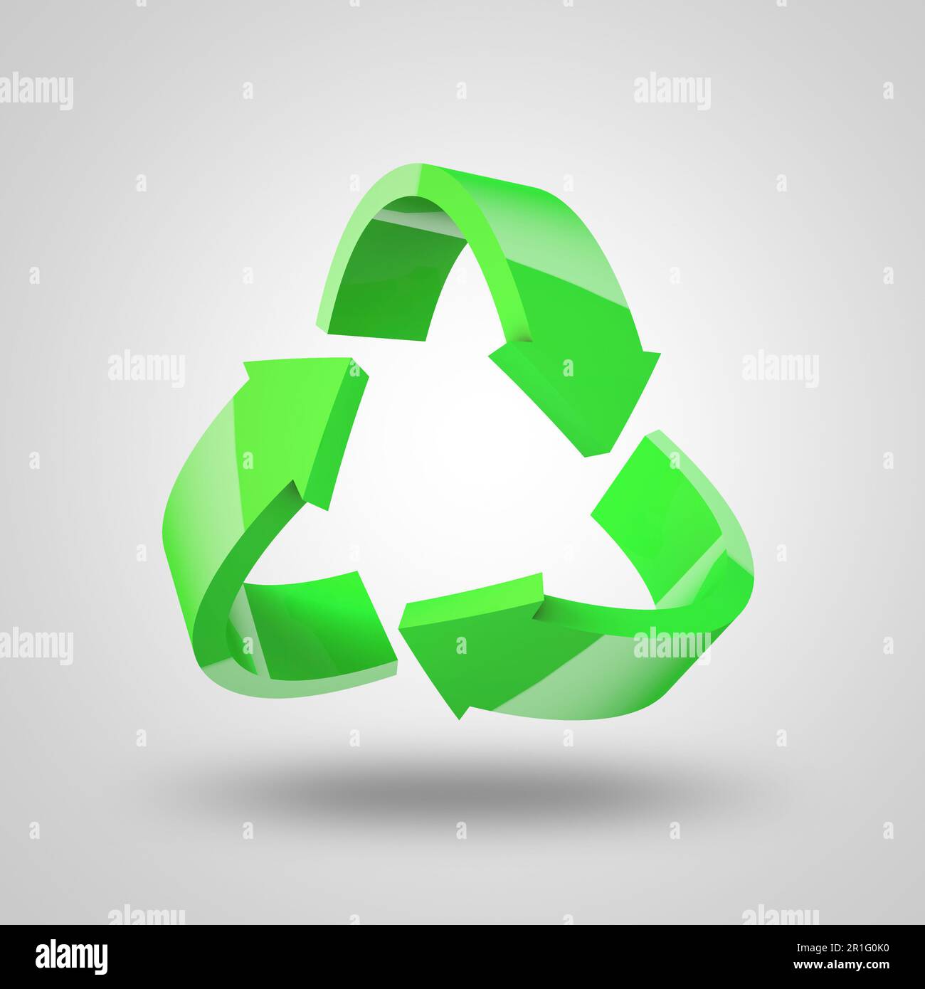 Green, arrows and icon for recycling, ecology or sustainability to save ...