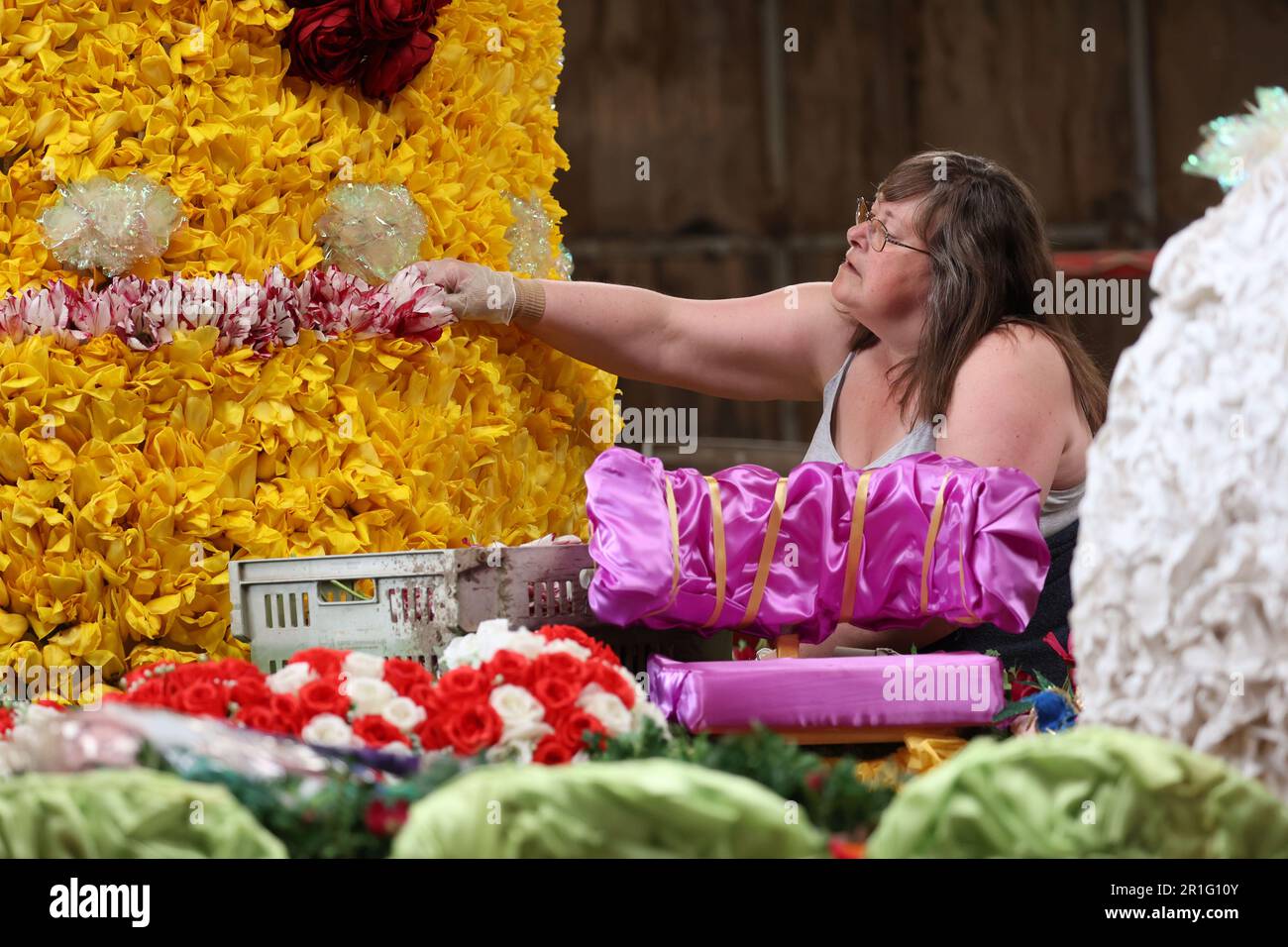 Spalding, UK. 11th May, 2023. With the Spalding Flower Festival only ...