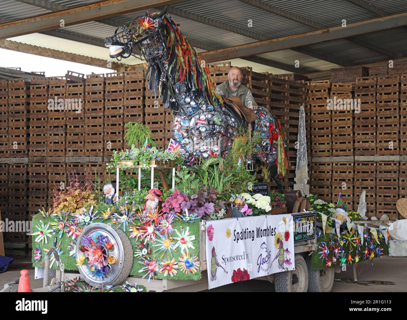 Spalding, UK. 11th May, 2023. Rick Fensome with the Spalding Wombles ...