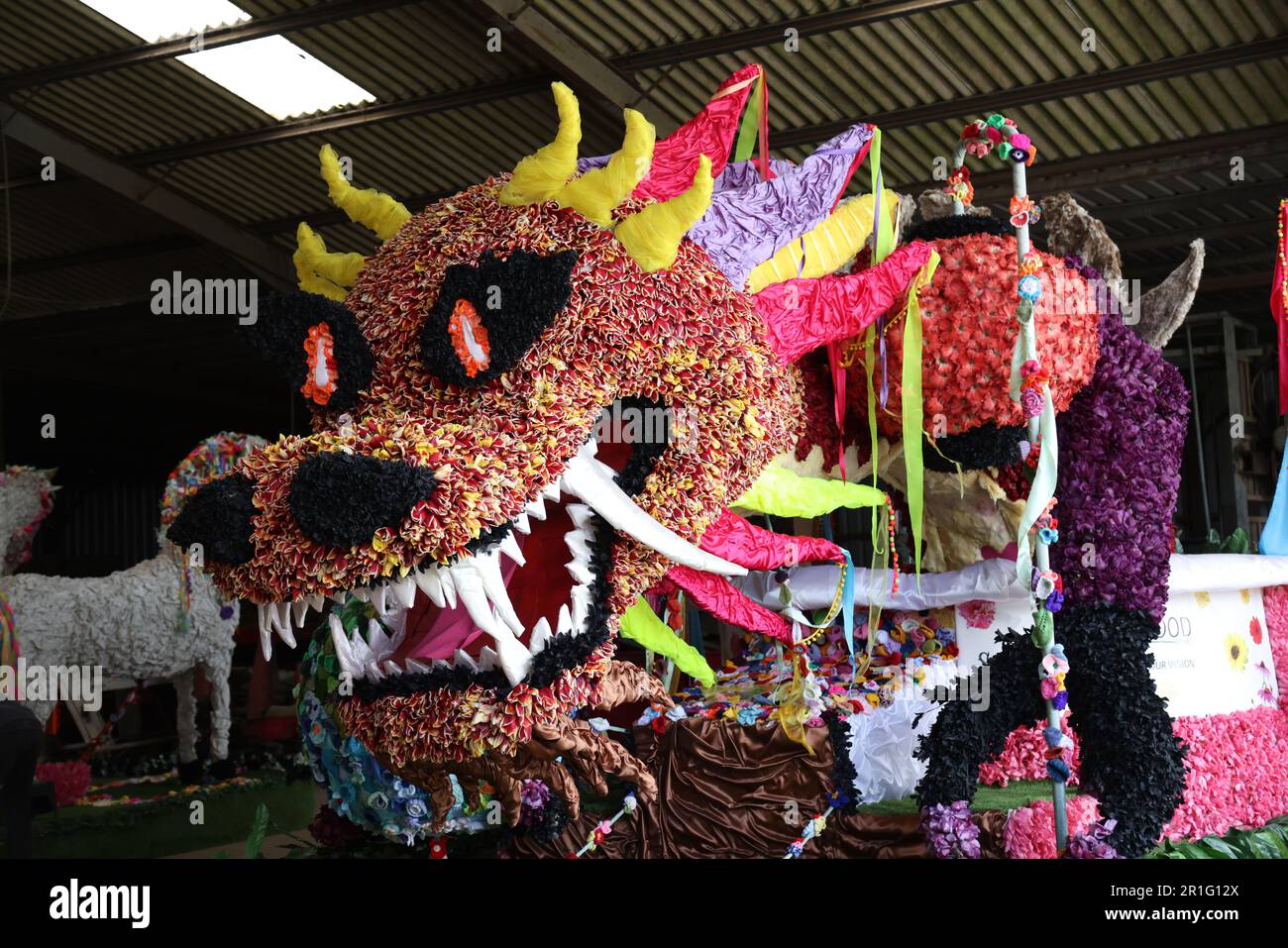 Spalding, UK. 11th May, 2023. With the Spalding Flower Festival only ...