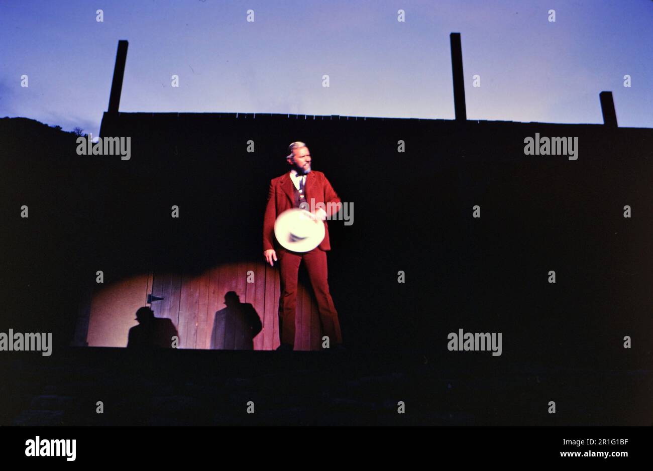 Performers in the "Texas" outdoor musical in Palo Duro Canyon near ...