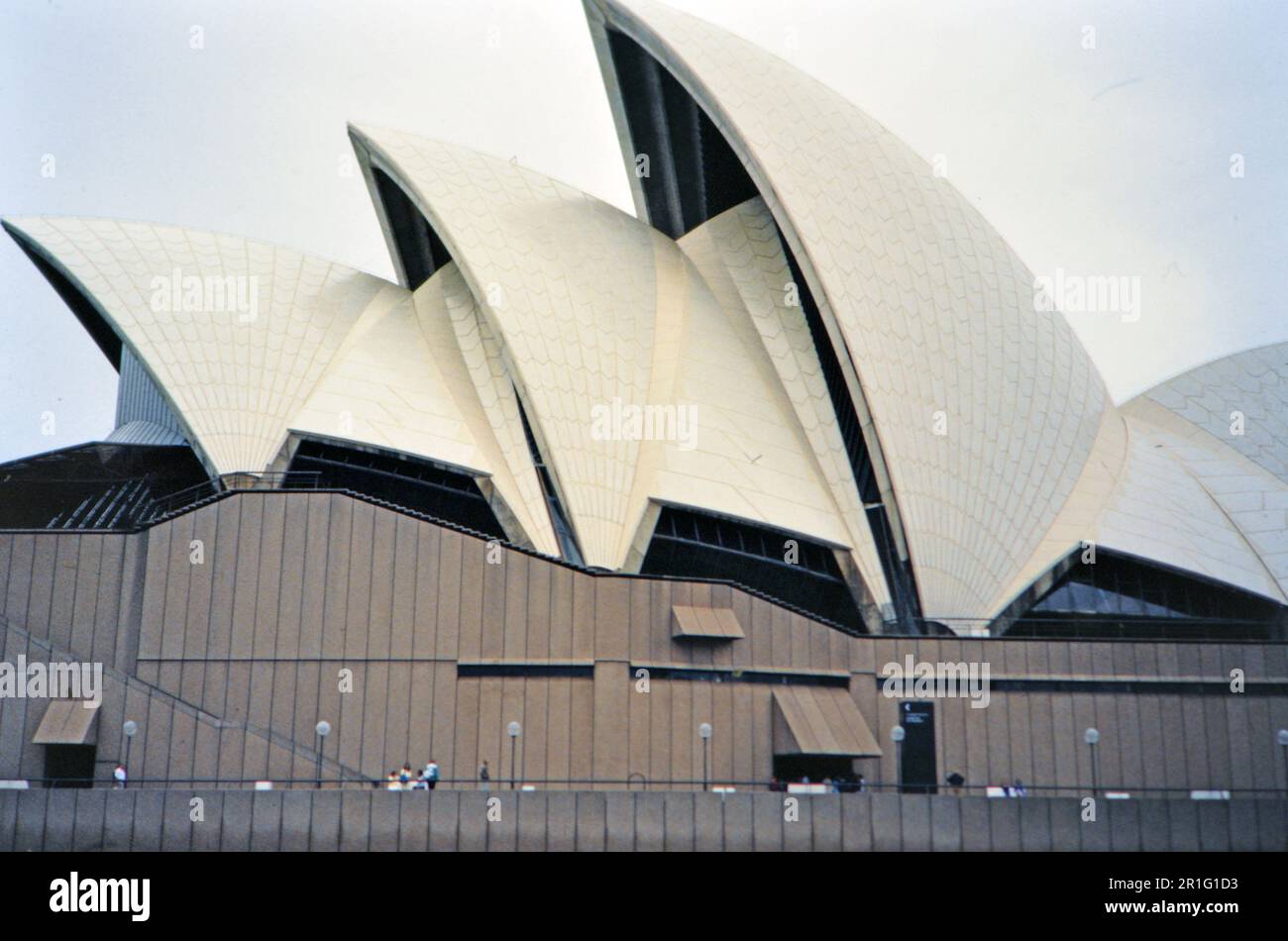 Close up of the Sydney Opera House in Sydney Australia ca. 1985 Stock ...