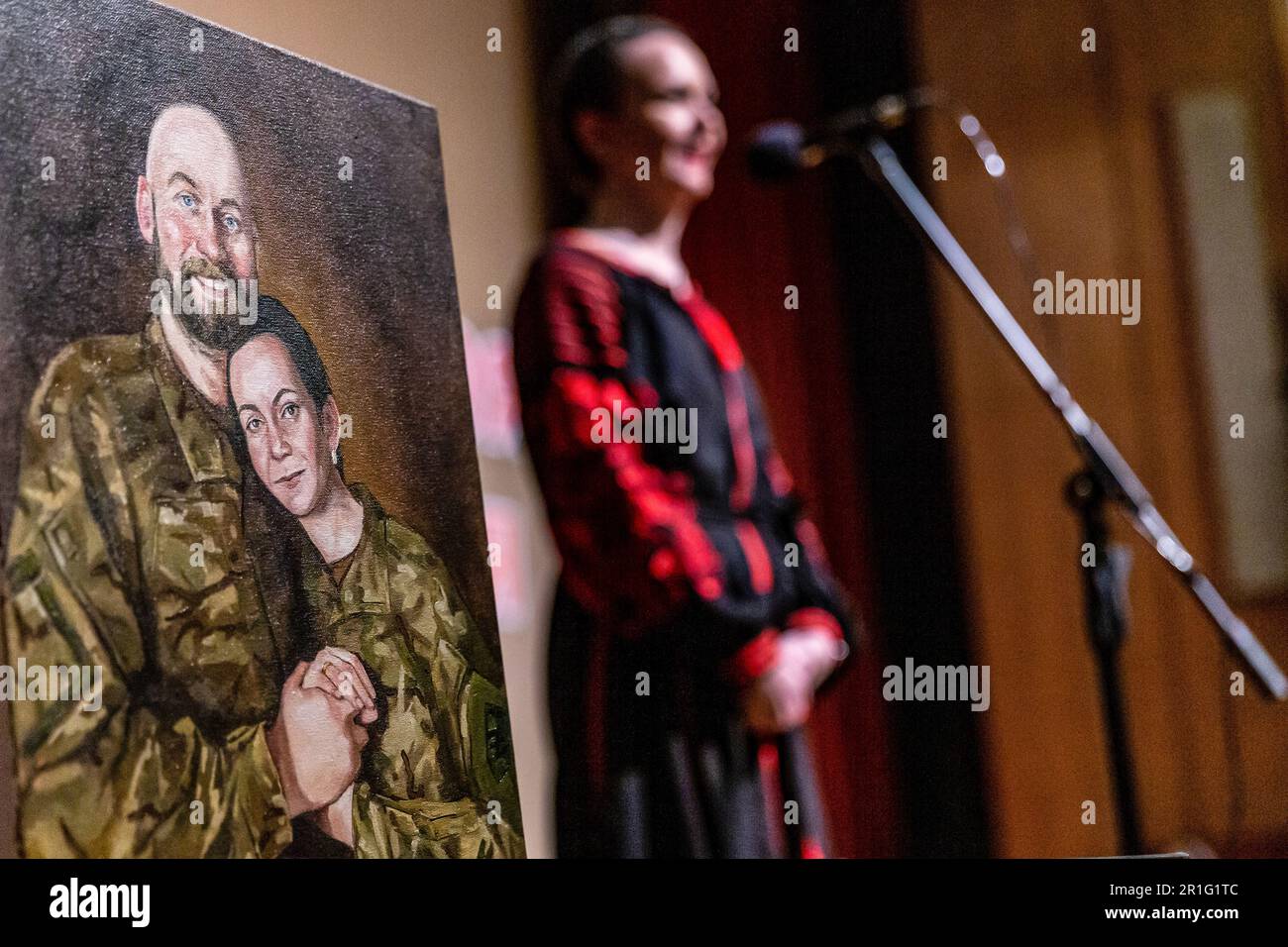 Kyiv, Ukraine. 13th May, 2023. A portrait of Valeriia Subotina, ex ...