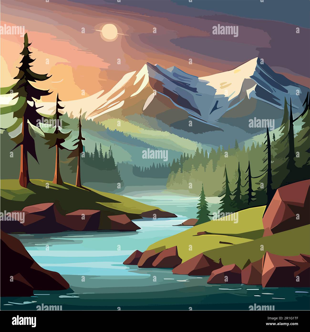 Picturesque details Stock Vector Images - Alamy