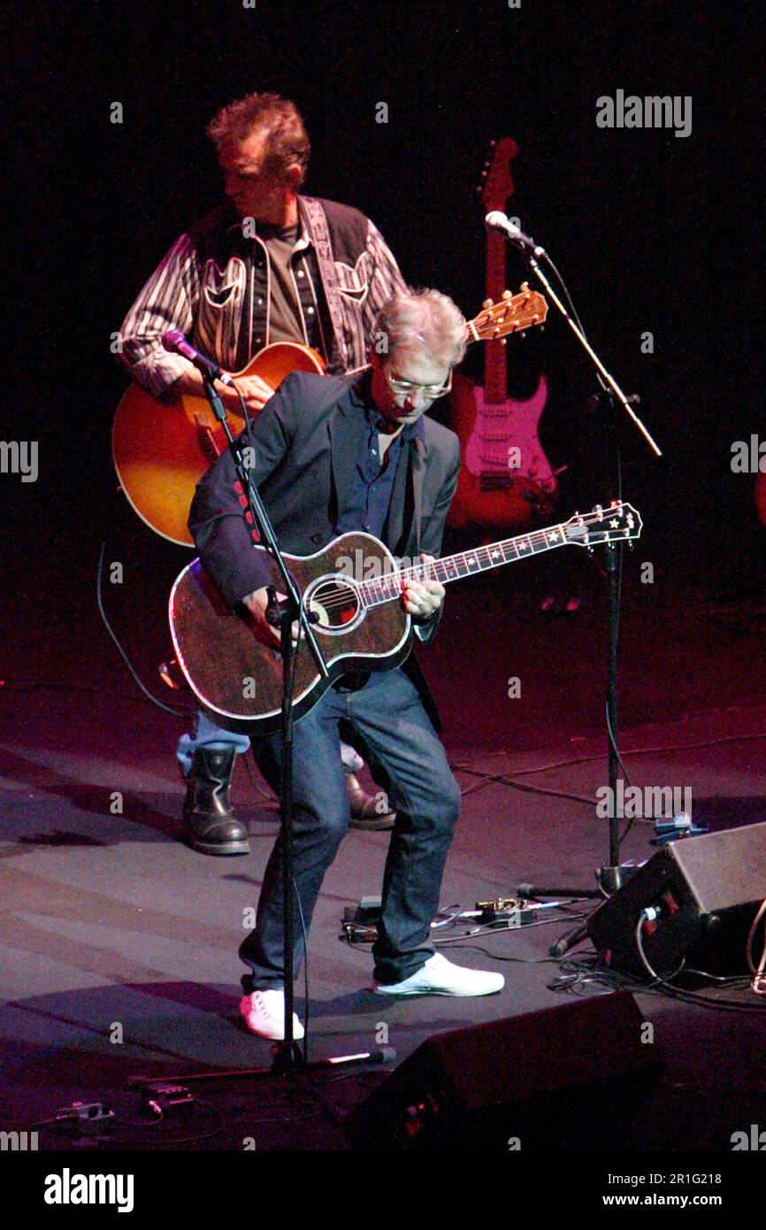 Gerry Beckley on-stage during America’s concert at Sydney Opera House ...
