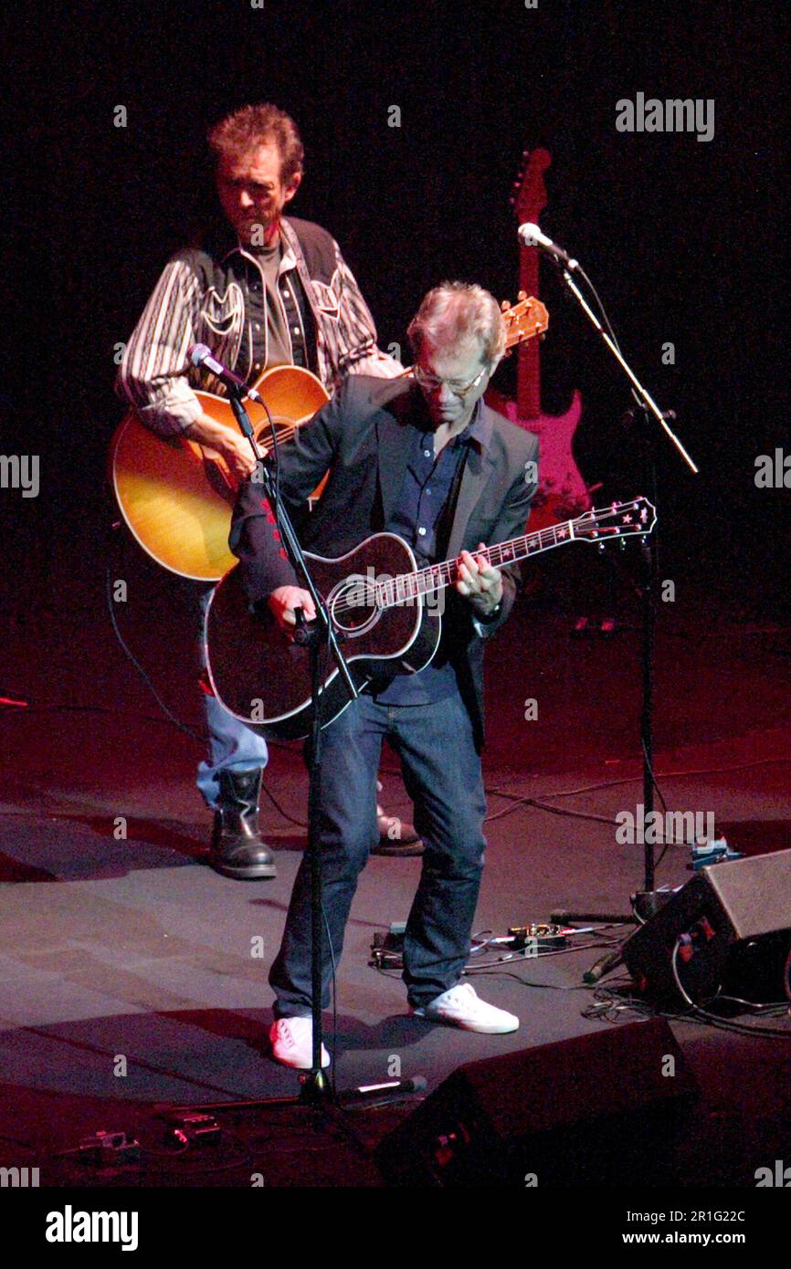 Gerry Beckley on-stage during America’s concert at Sydney Opera House ...