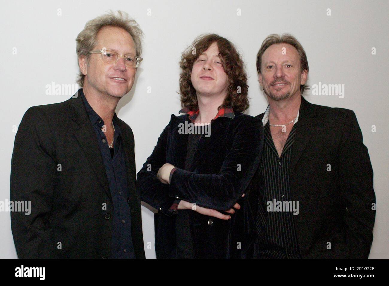 Ben Kweller (centre) backstage at Sydney Opera House with America ...