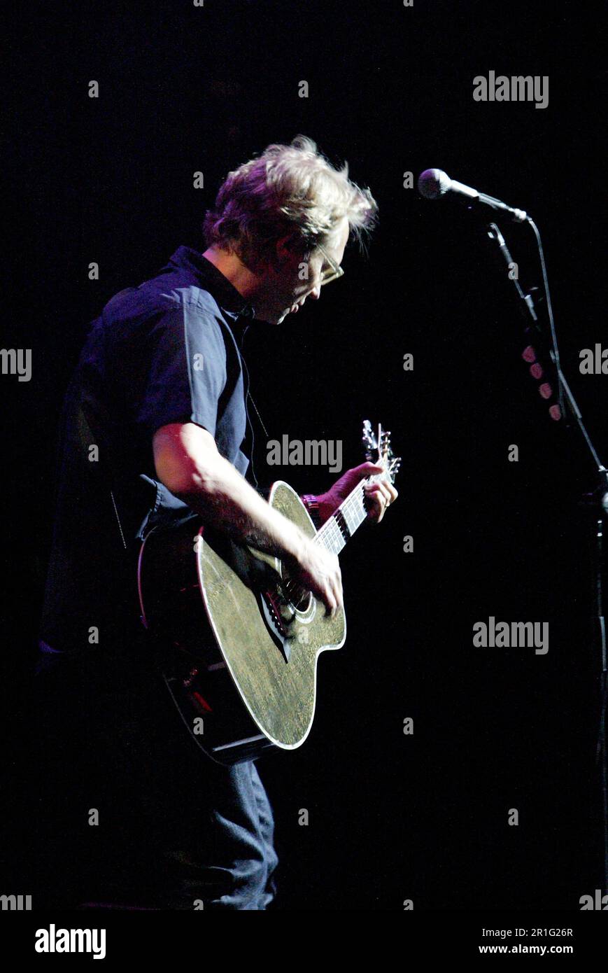 Gerry Beckley on-stage during America’s concert at Sydney Opera House ...