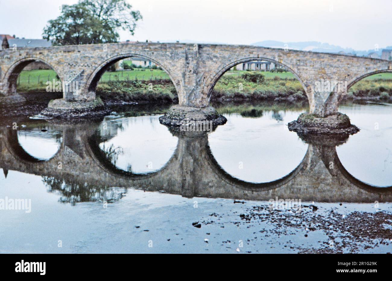 Stirling Bridge, Scotland, UK. In 1297, the scene of the famous "Battle ...