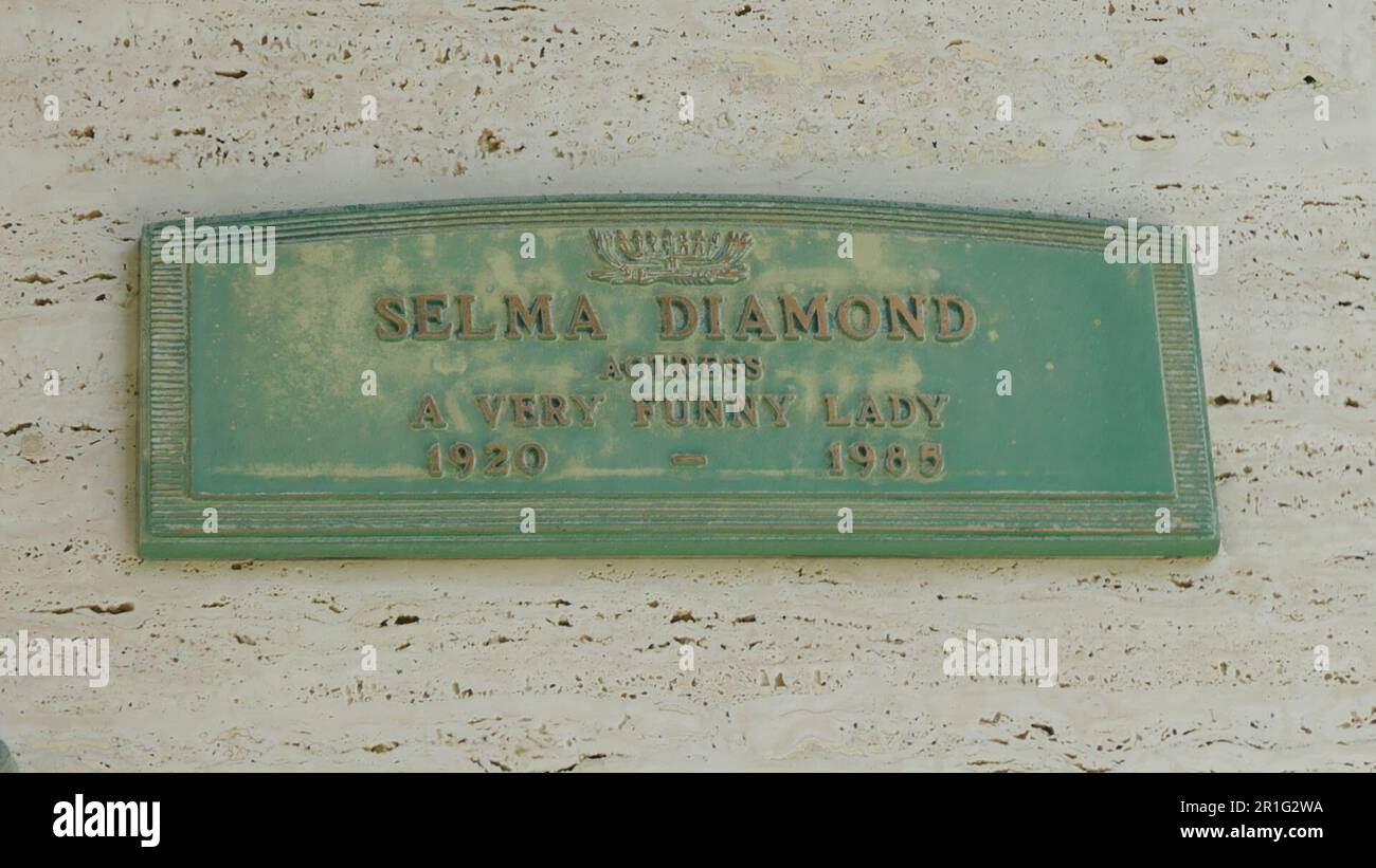 Los Angeles, California, USA 12th May 2023 Actress Selma Diamond Grave ...