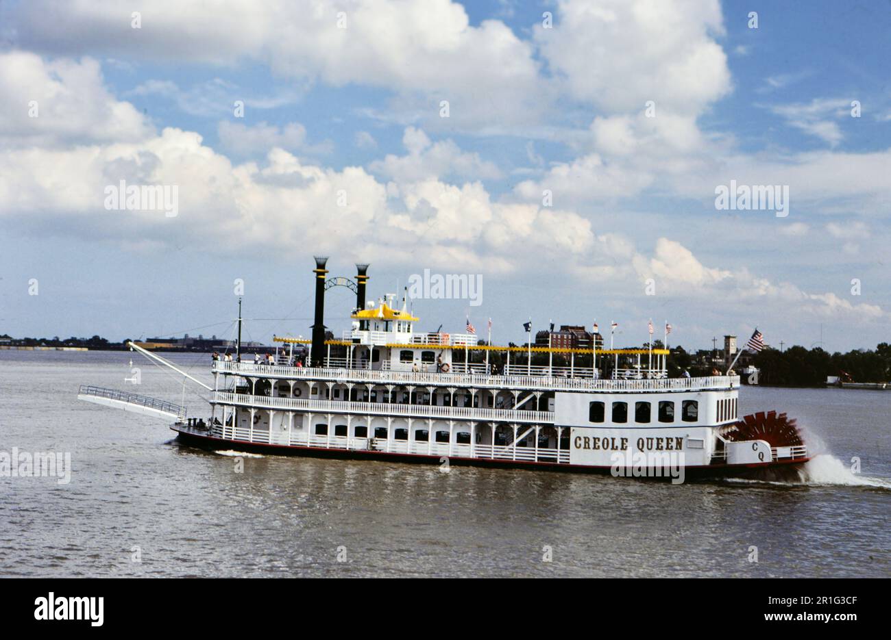 Creole Queen Paddlewheeler near New Orleans ca. 1985 Stock Photo - Alamy