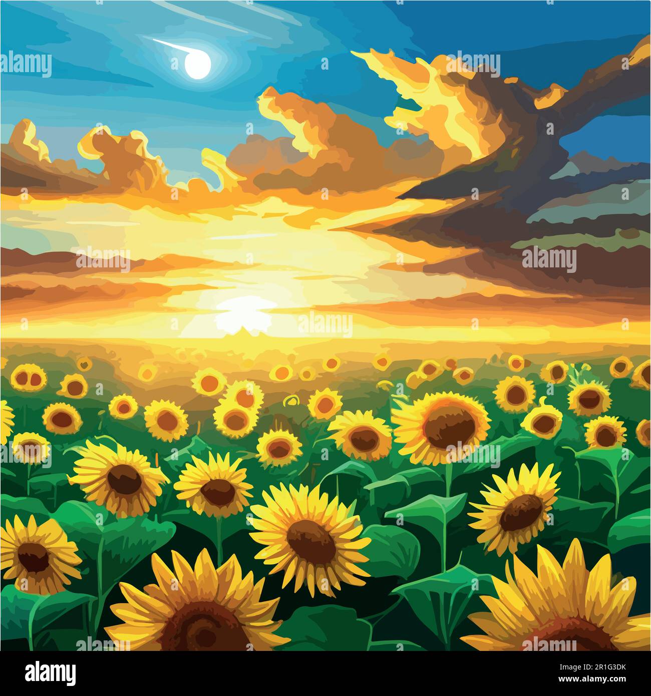 Sunflower Sunrise Wallpaper