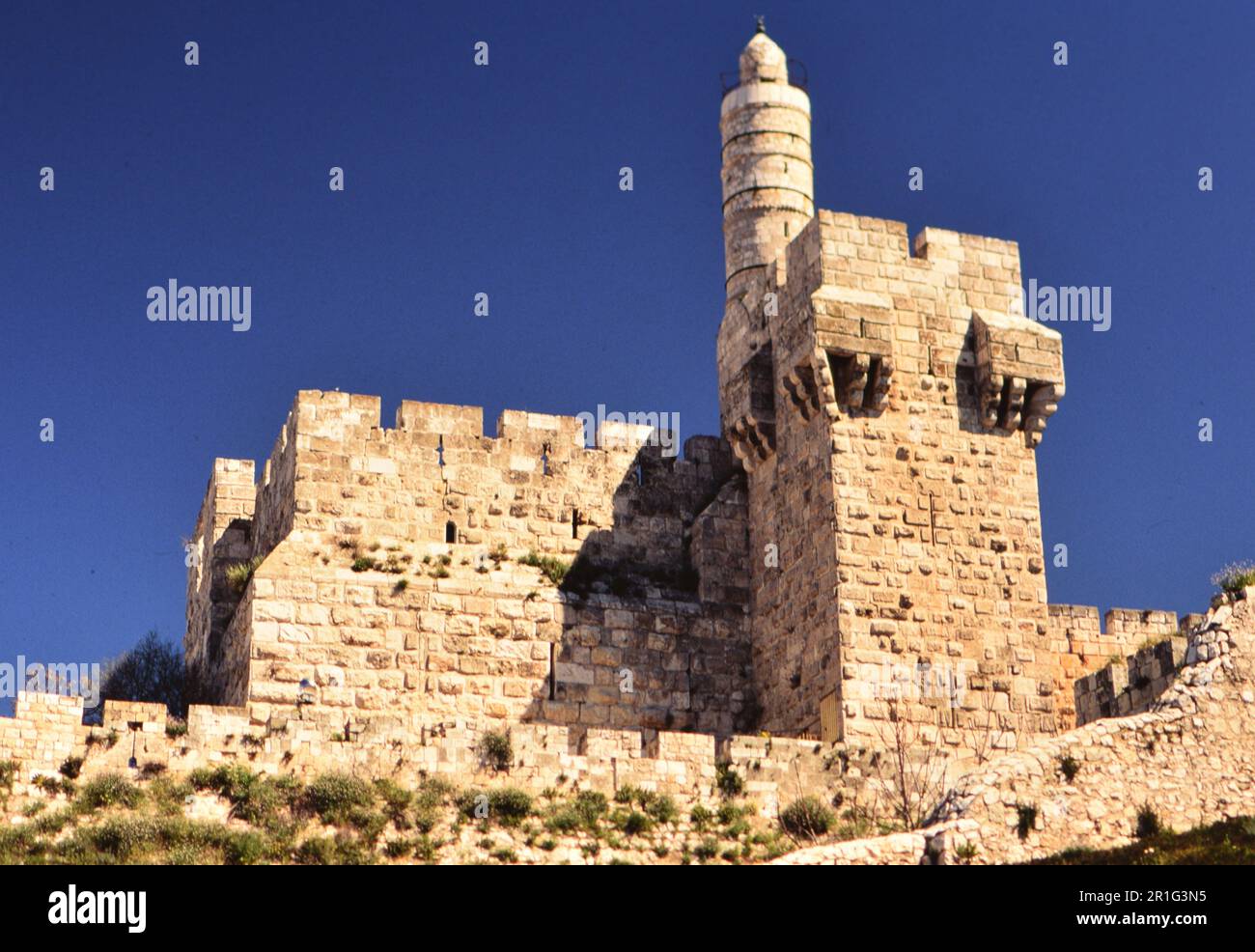 Israel: King David Citadel. Photo by Joan Iaconetti ca. 1998 Stock ...