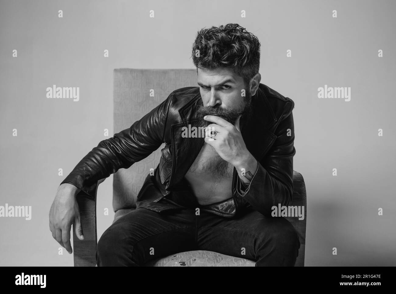 Mafia boss Black and White Stock Photos & Images - Alamy