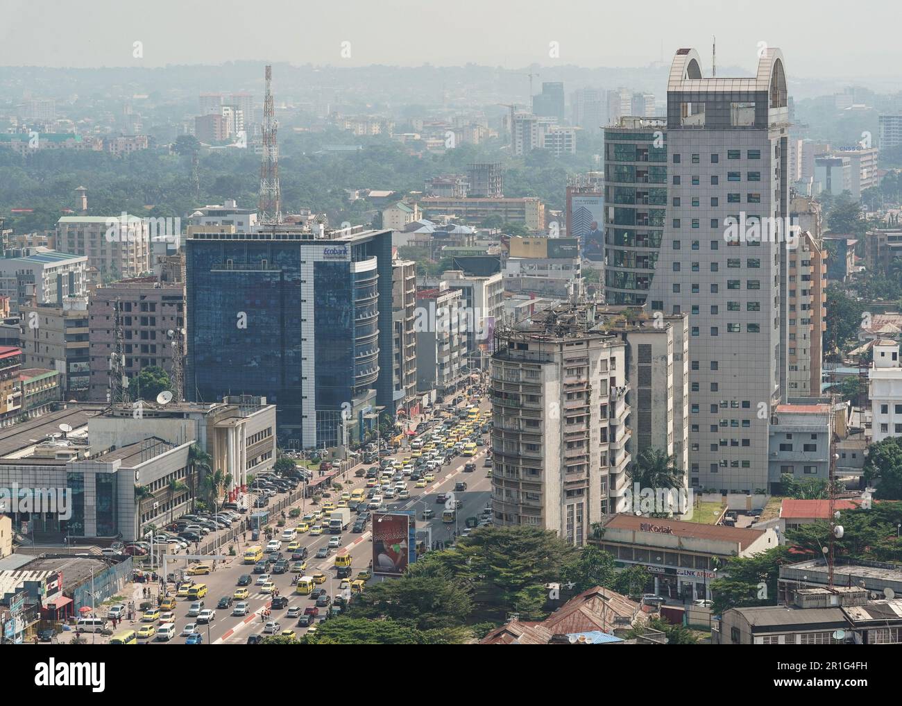 Kinshasa. 11th May, 2023. This photo taken on May 11, 2023 shows a view ...