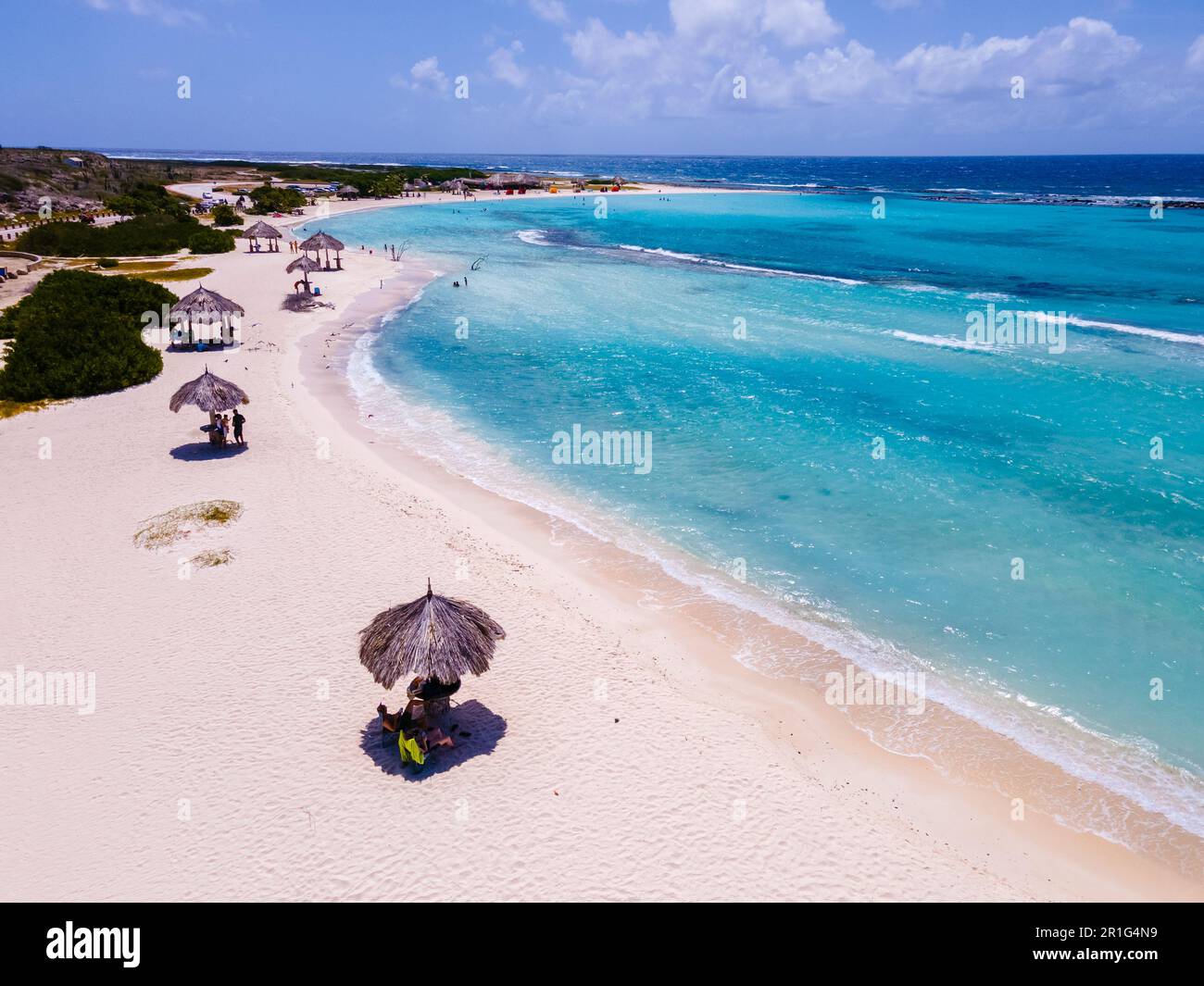 Baby Beach Aruba Island Caribbean, white beach with blue turqouse ...