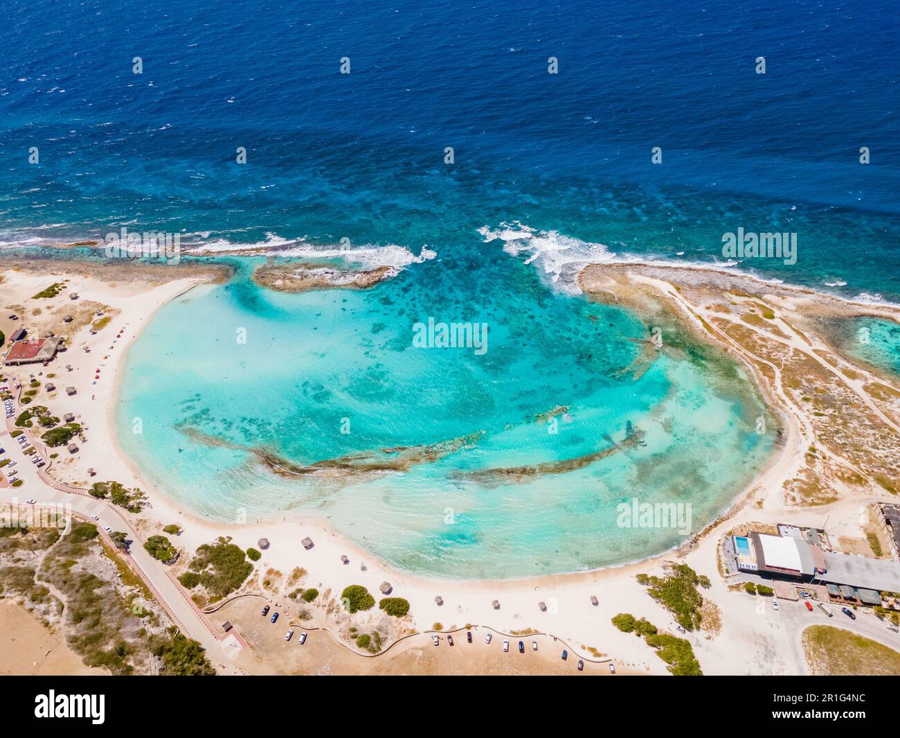 Baby Beach Aruba Island Caribbean, white beach with blue turqouse ...