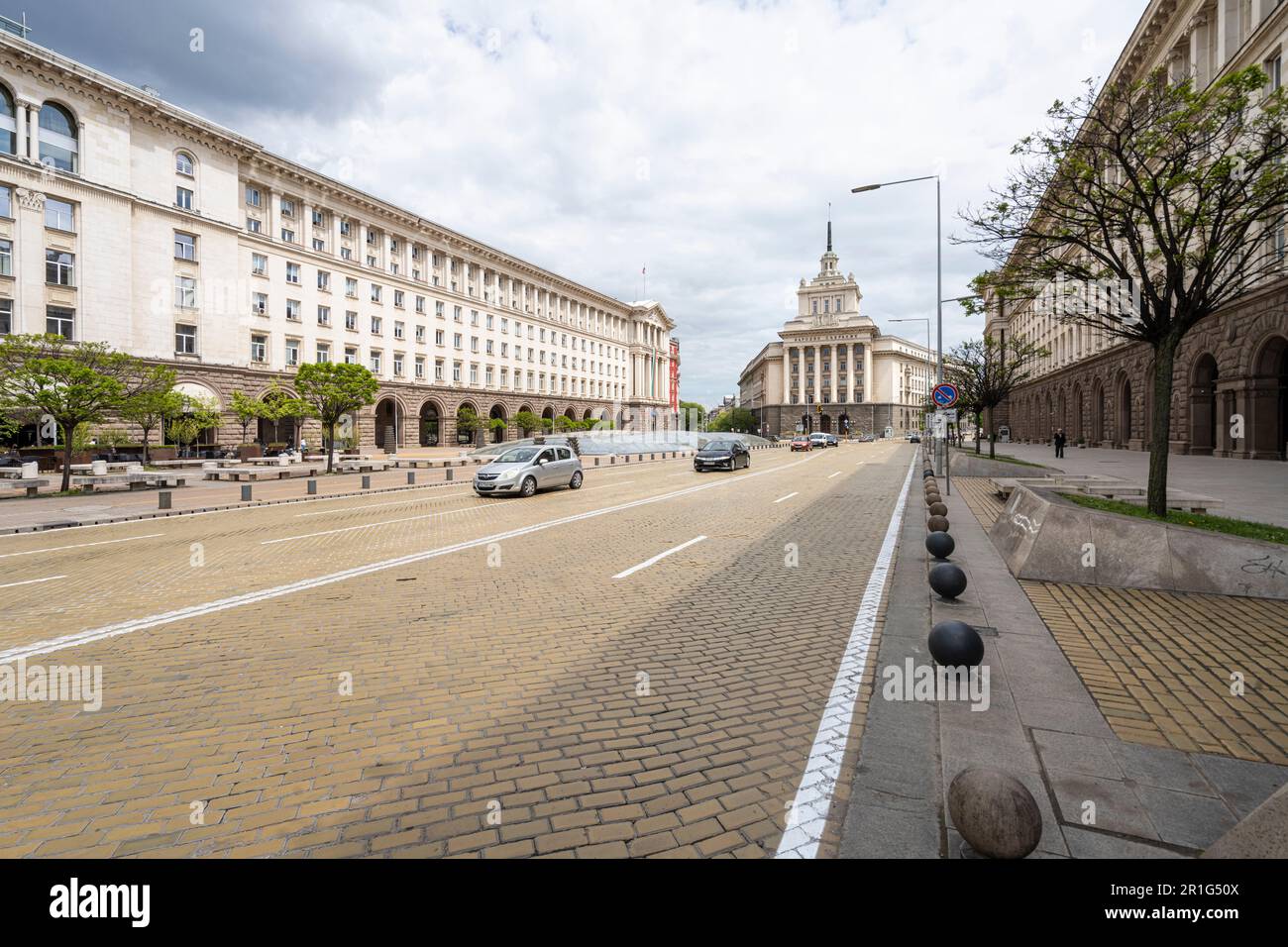 Sofia, Bulgaria. May 2023. exterior view of the national assembly ...