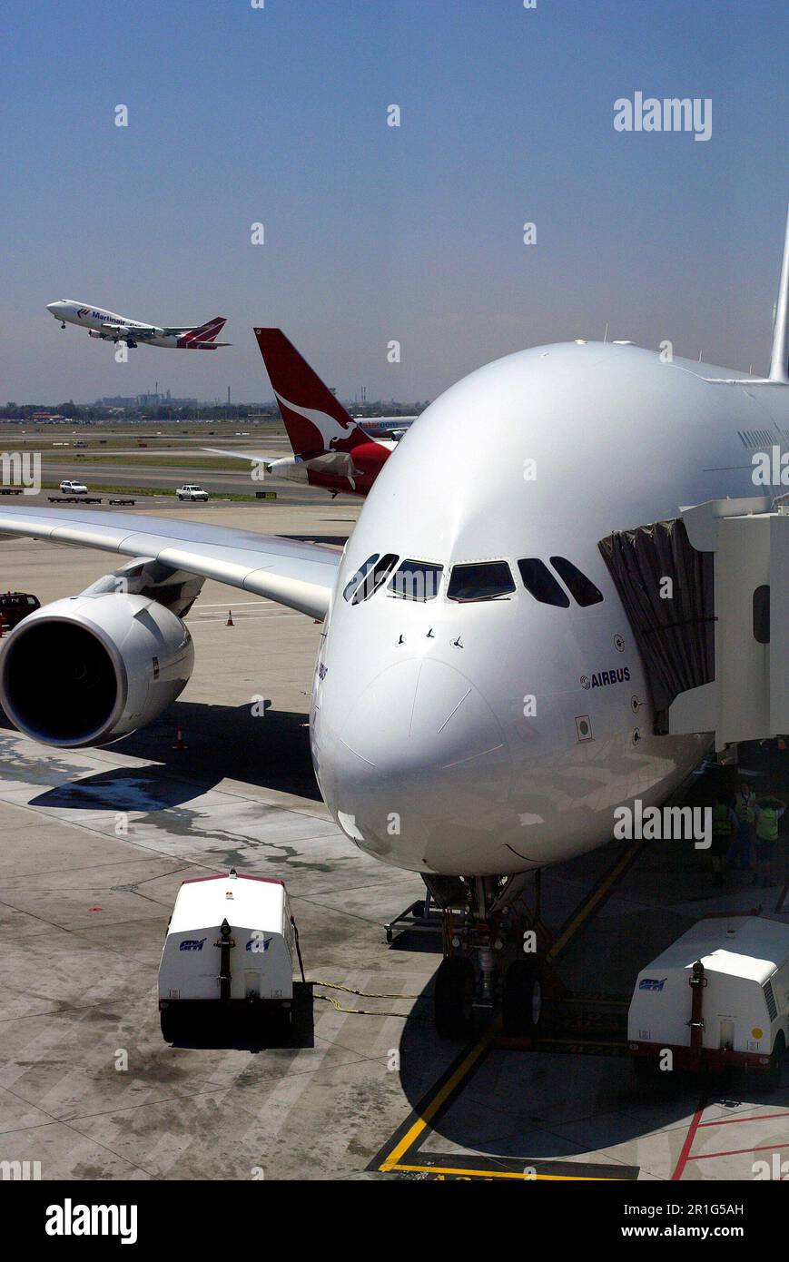 The Airbus A380 aircraft - the world’s largest passenger aircraft, with ...