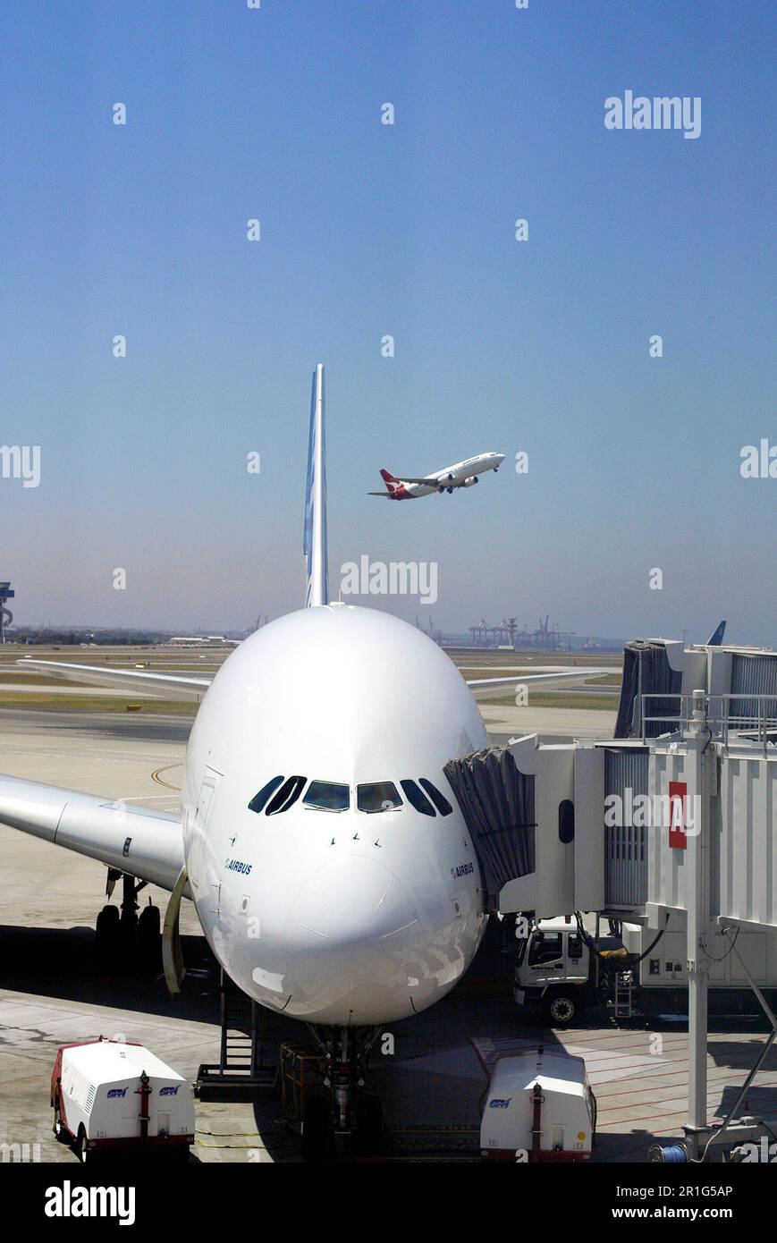 The Airbus A380 aircraft - the world’s largest passenger aircraft, with ...