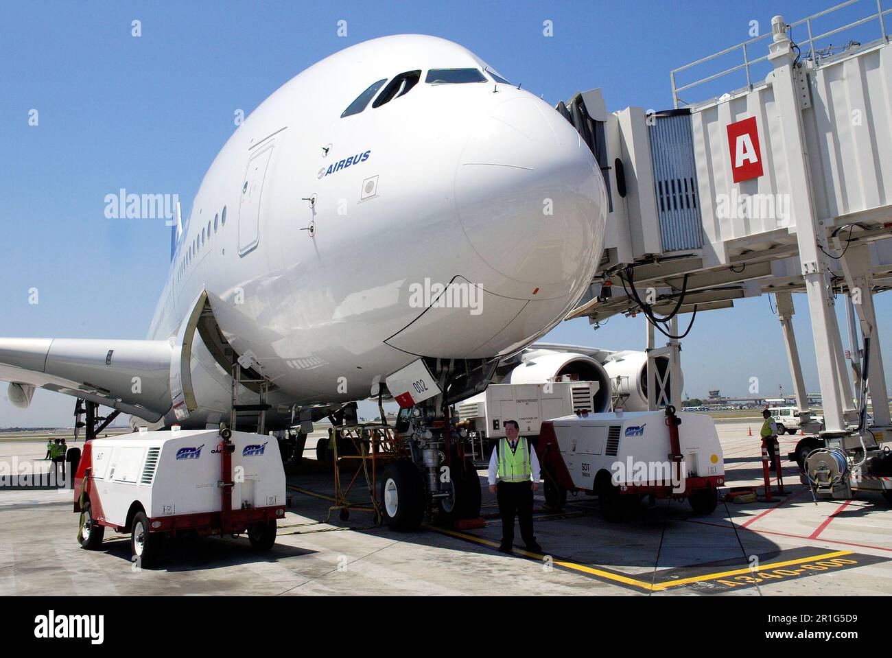The Airbus A380 aircraft - the world’s largest passenger aircraft, with ...