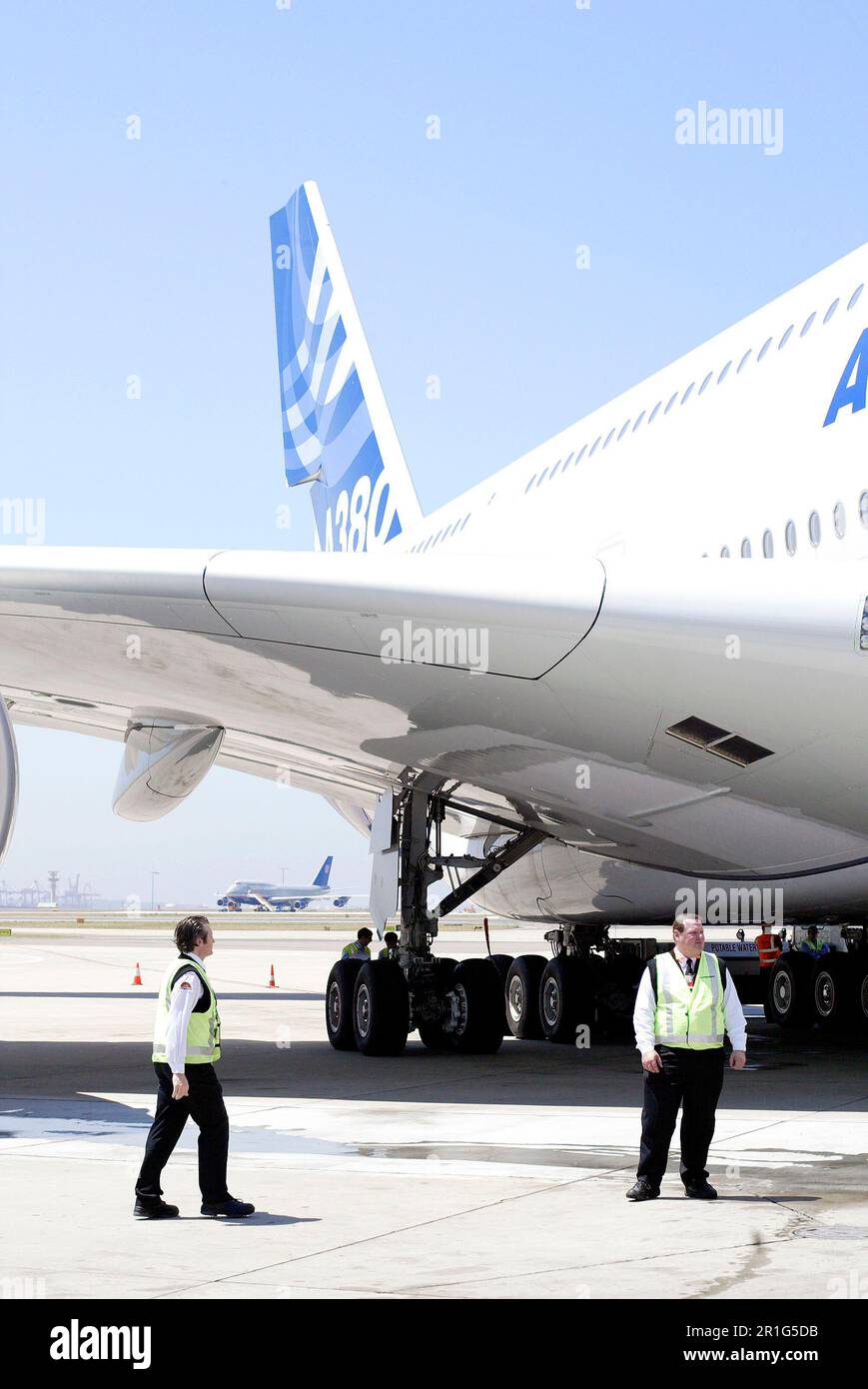 The Airbus A380 aircraft - the world’s largest passenger aircraft, with ...