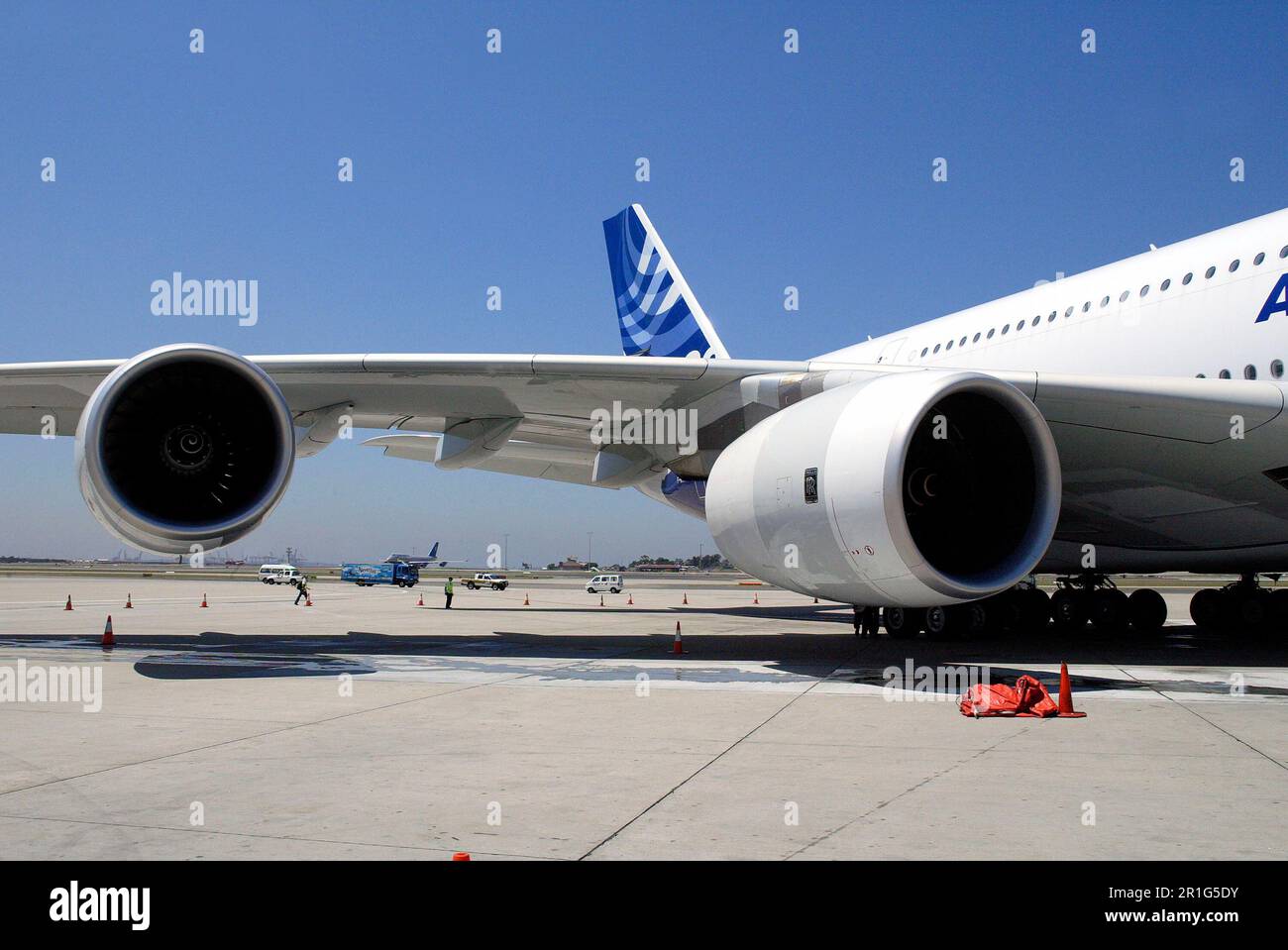 The Airbus A380 aircraft - the world’s largest passenger aircraft, with ...