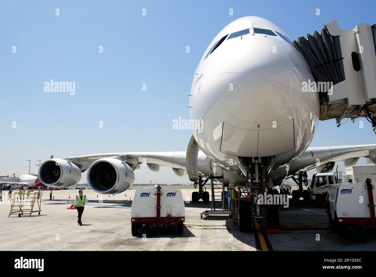 The Airbus A380 aircraft - the world’s largest passenger aircraft, with ...