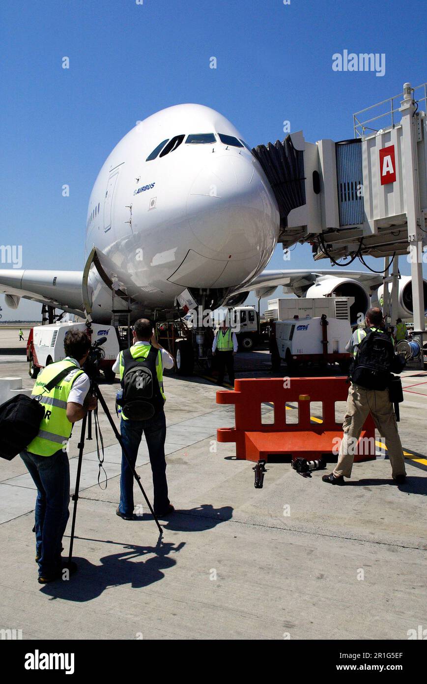 The Airbus A380 aircraft - the world’s largest passenger aircraft, with ...