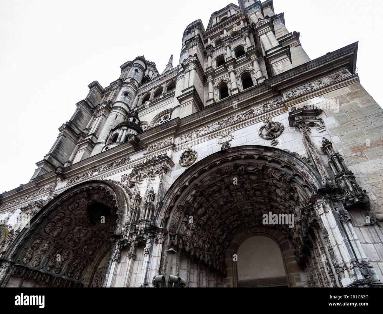Medieval city of Dijon, capital of Burgundy. Cozy, cute center of the ...