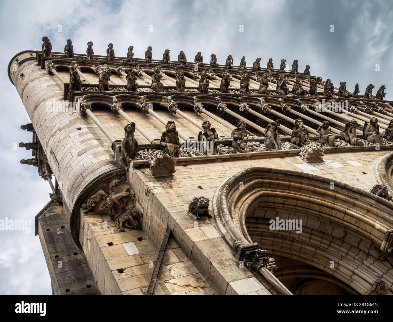 Medieval city of Dijon, capital of Burgundy. Cozy, cute center of the ...