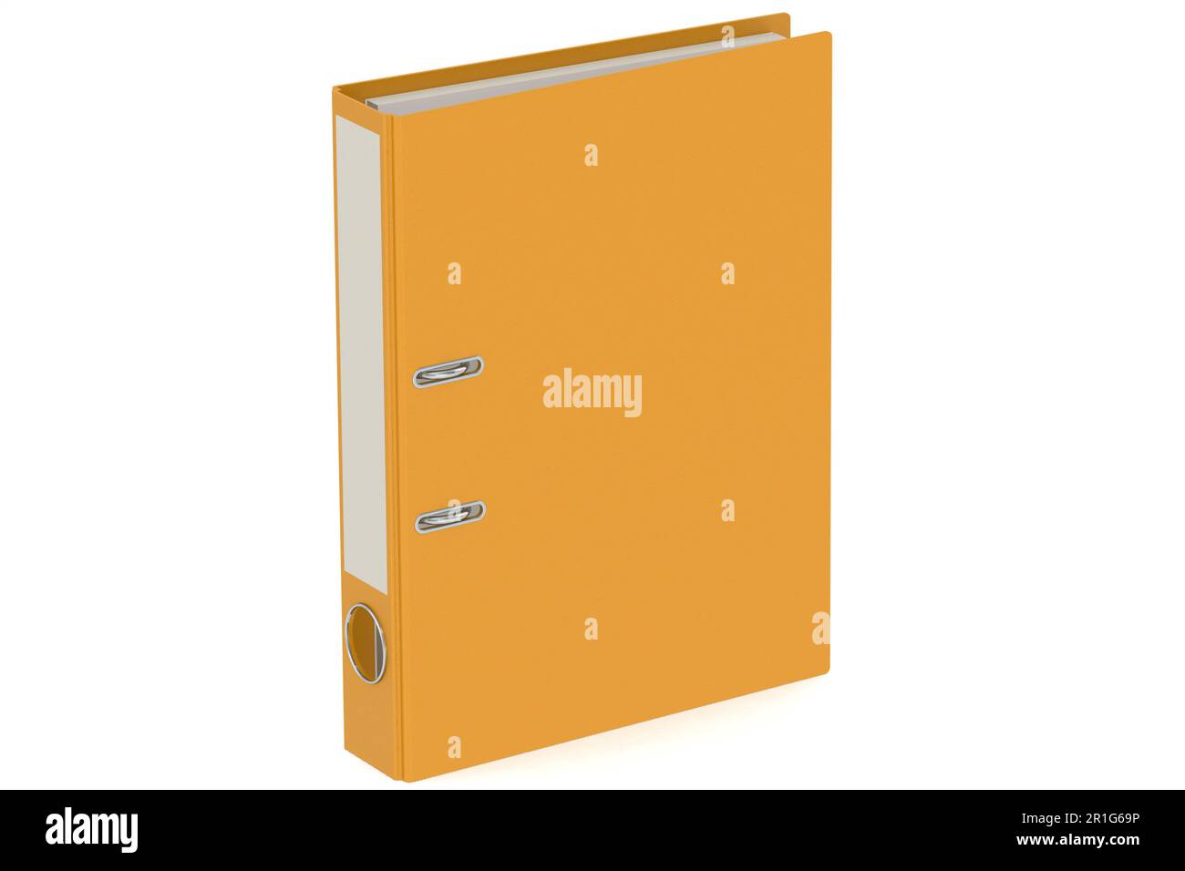Yellow office file folder isolated, 3d rendering Stock Photo - Alamy