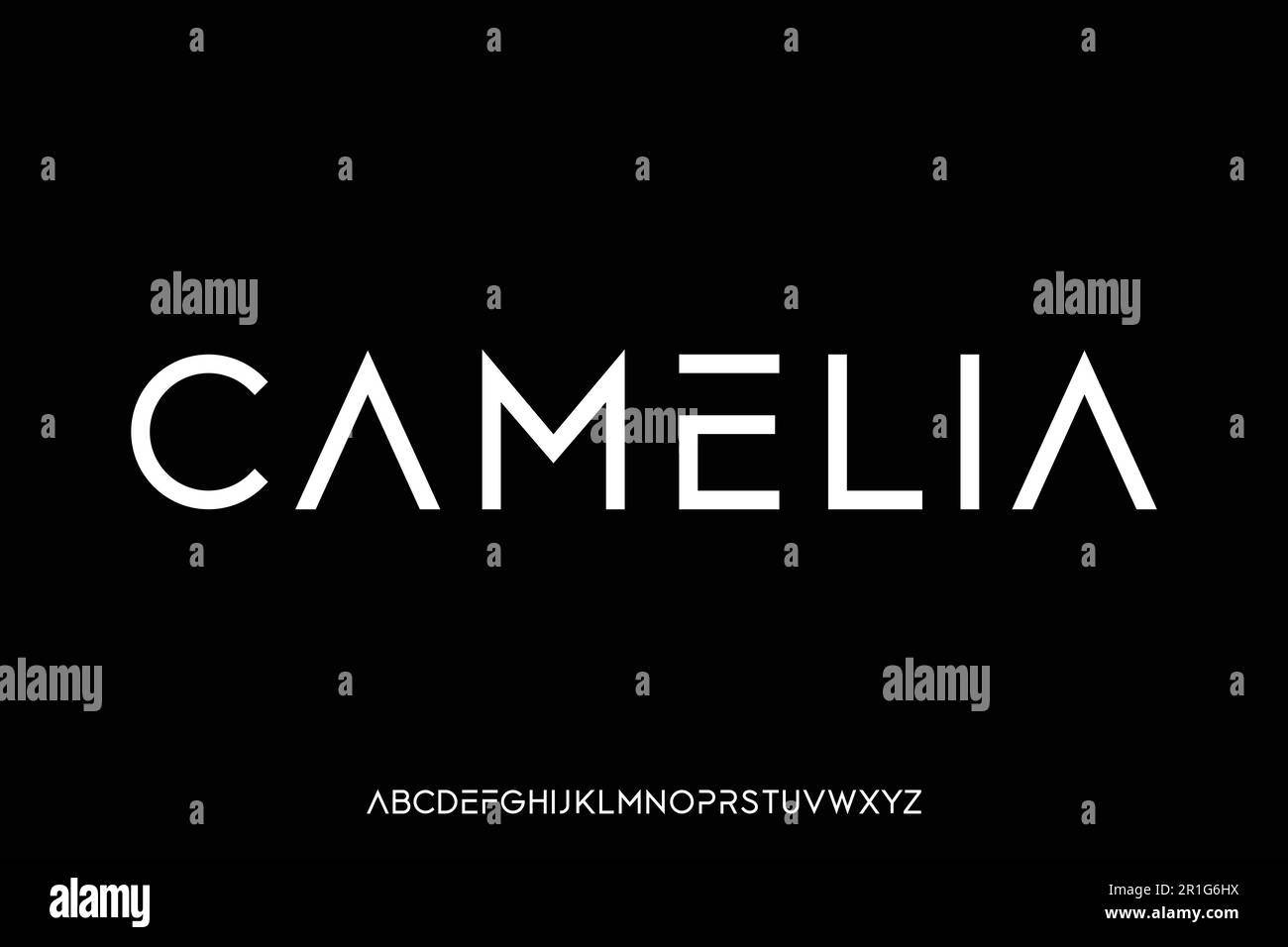 Abstract luxury sans serif font vector Stock Vector Image & Art - Alamy