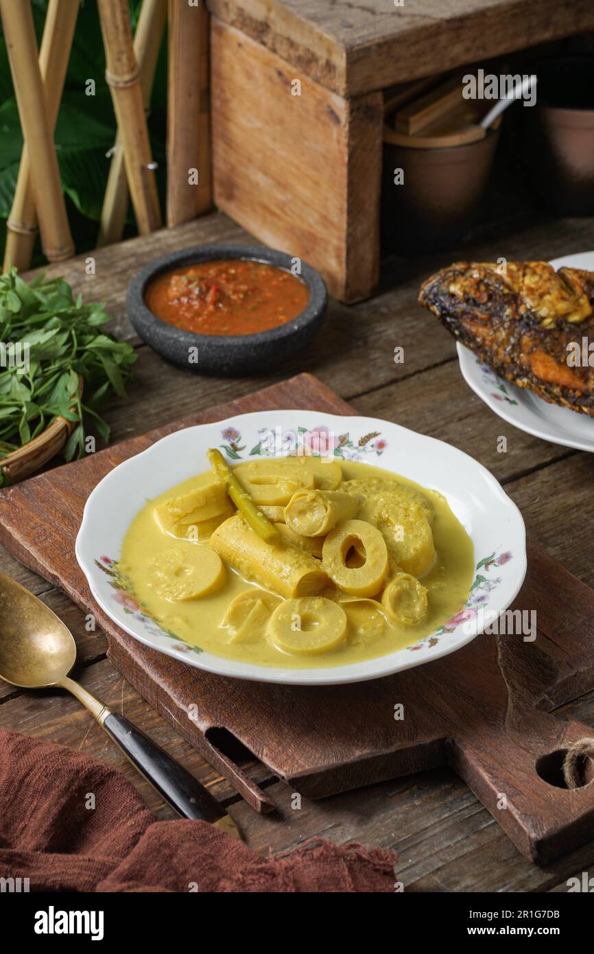 Masak Lemak Rebung is known as a bamboo shoot with yellow coconut gravy ...