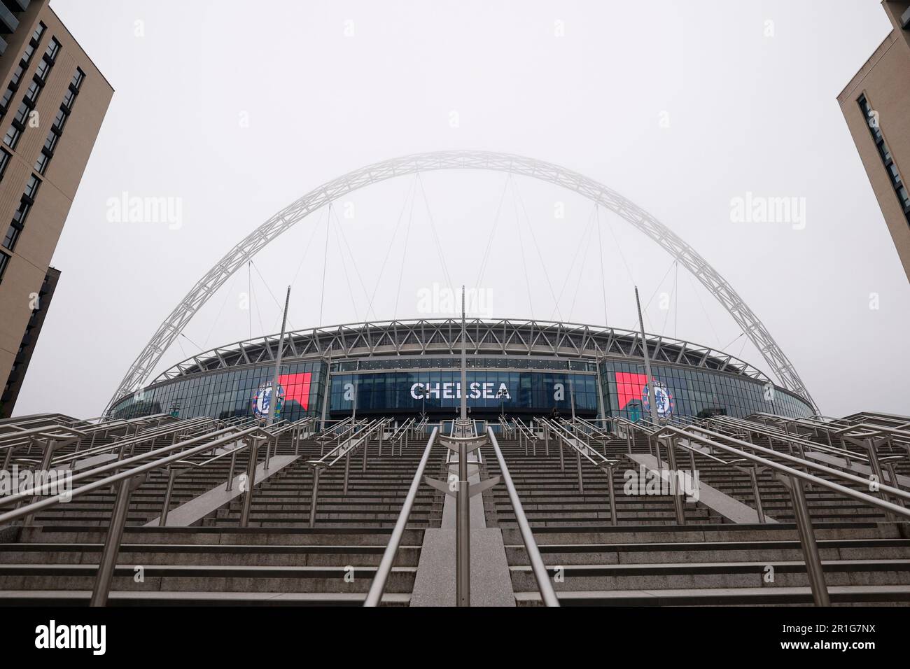 London, UK. 14th May, 2023. General view of Wembley Stadium before the ...