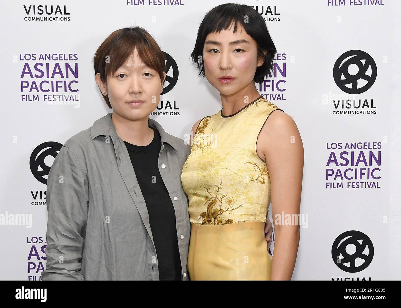 Los Angeles, USA. 13th May, 2023. (L-R) Director Celine Song and Actress Greta Lee at the 39th ...