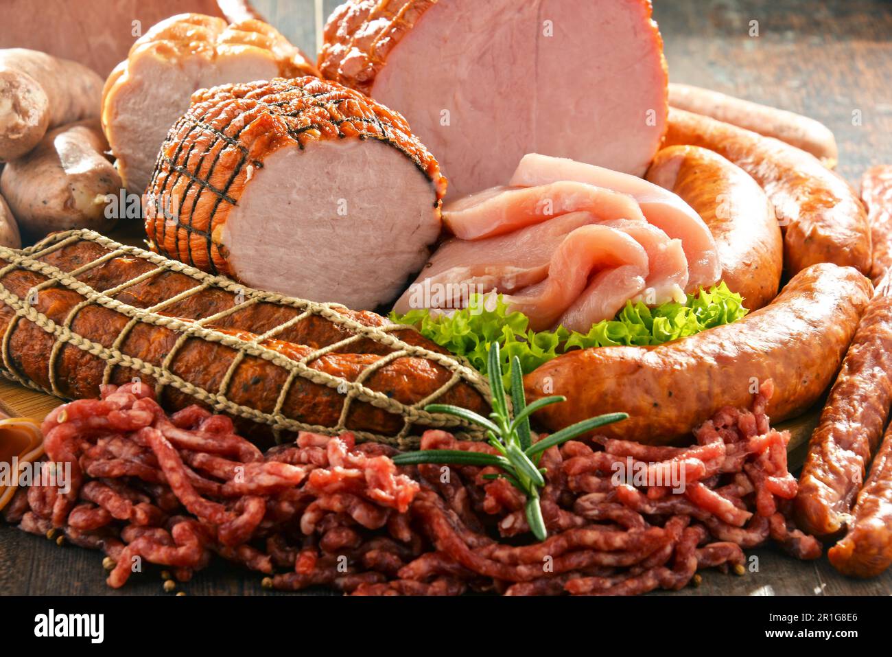 Different types of ham hi-res stock photography and images - Alamy