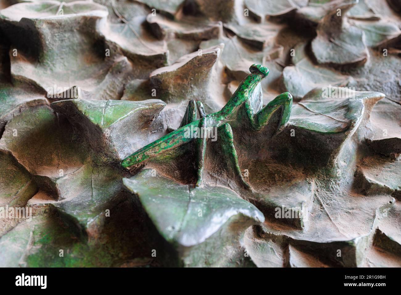 Details of Leaf and Insects on the Door of the Sagrada Familia ...