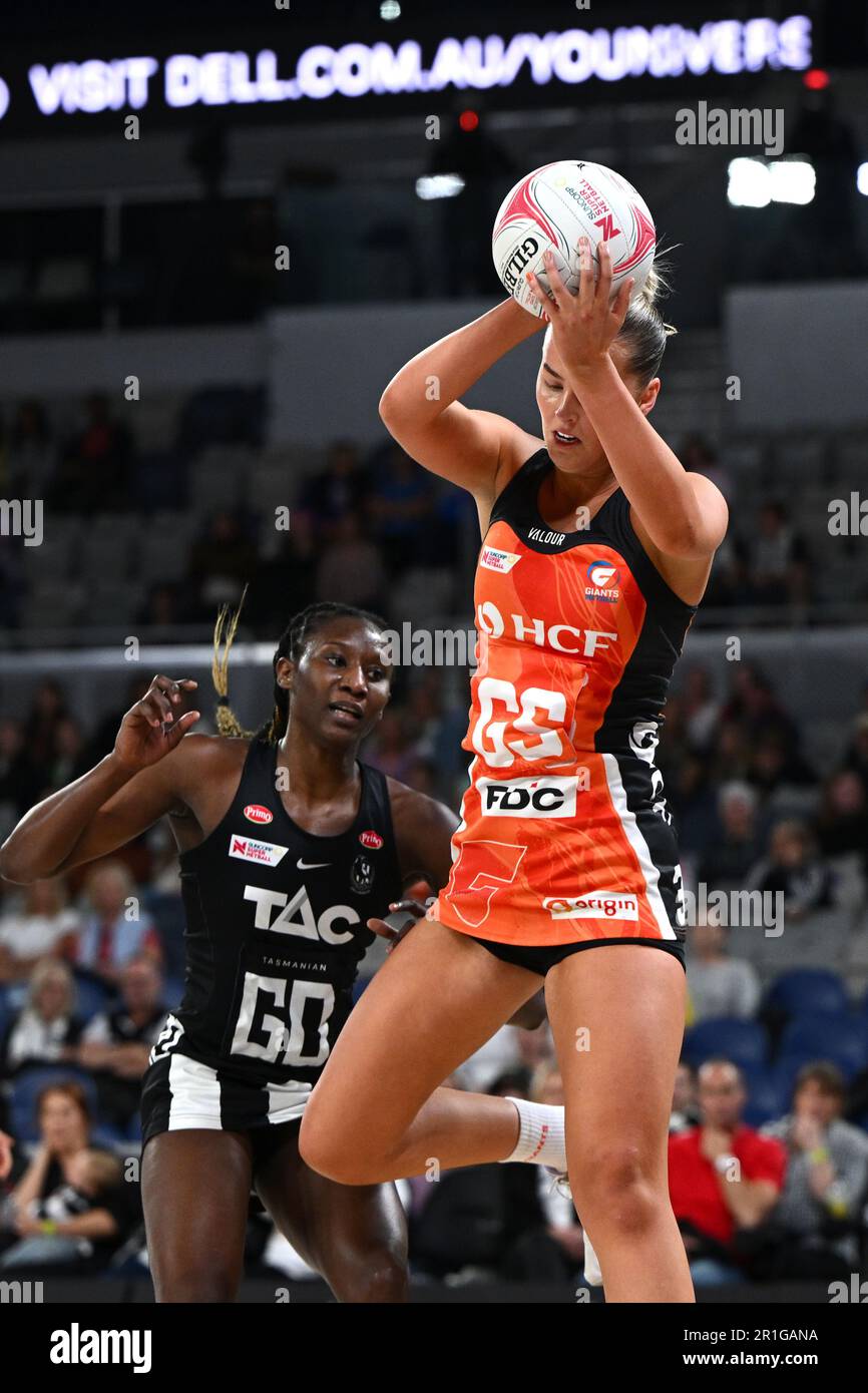 Matisse Letherbarrow of the Giants during the Super Netball Round 9 ...