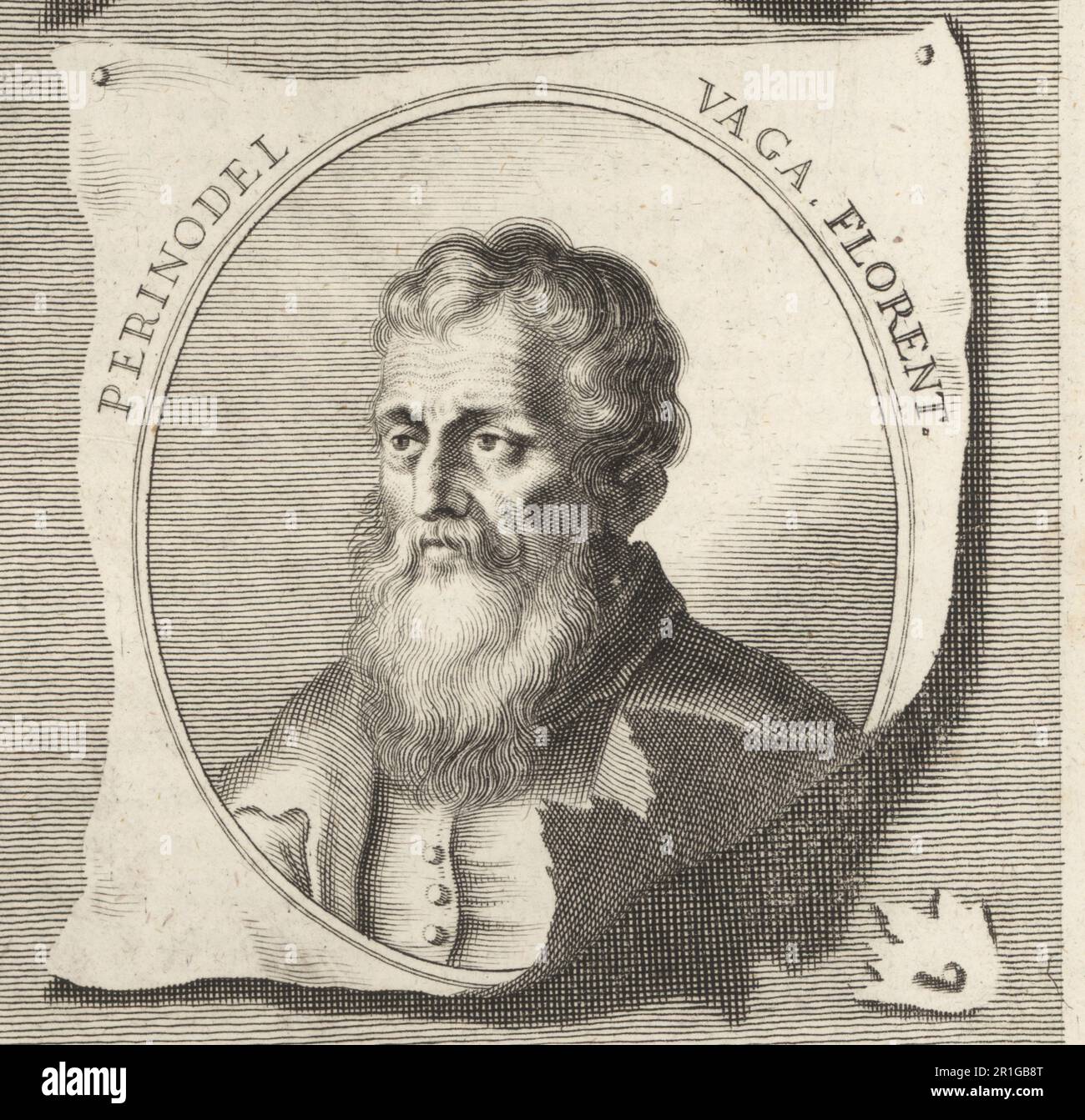 Perino del Vaga, born Piero Bonaccorsi, Italian painter and draughtsman ...