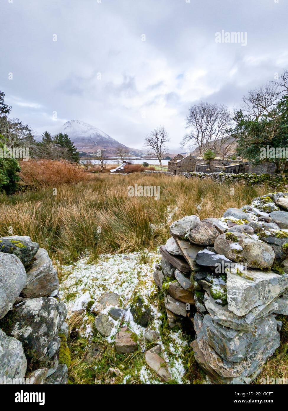 The Dunlewy Ghost Town in County Donegal - Ireland Stock Photo - Alamy