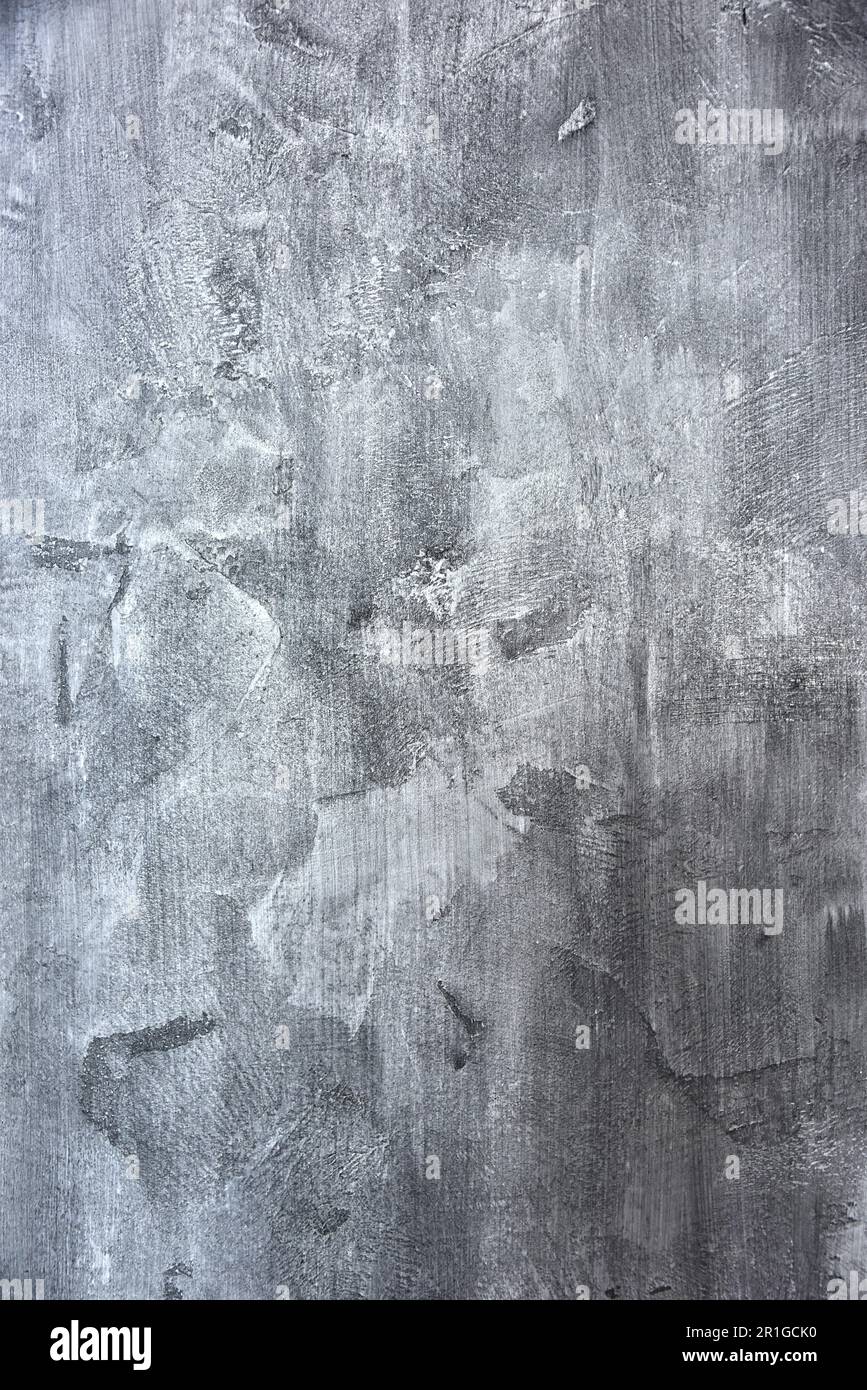 Texture of gray concrete wall. Plasterwork of interior design Stock ...