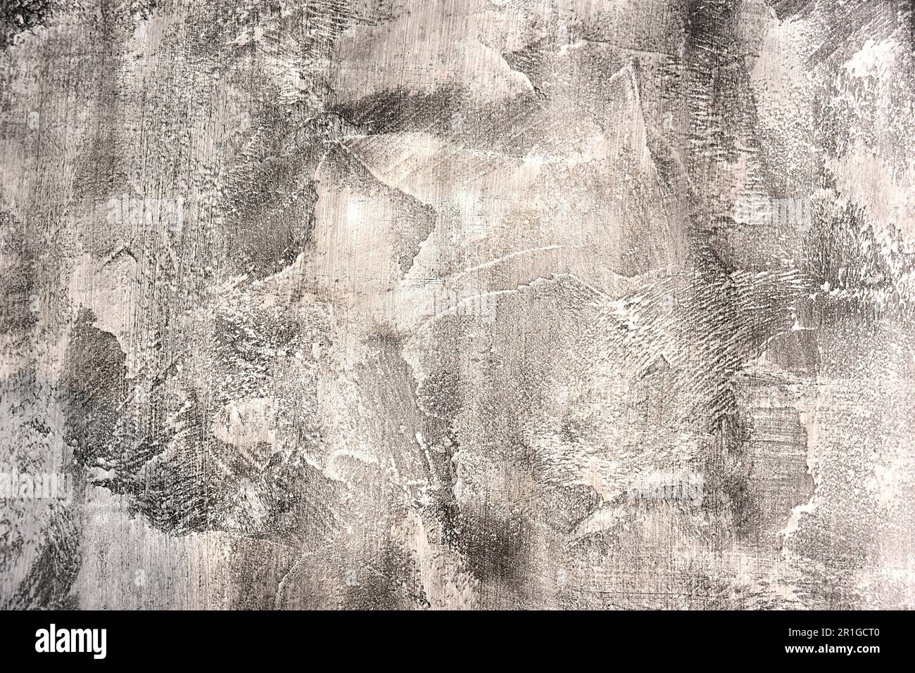 Texture of gray concrete wall. Plasterwork of interior design Stock ...