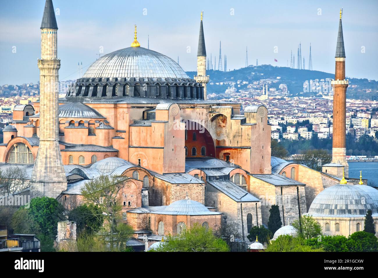 Hagia Sophia museum (Ayasofya Muzesi) in Istanbul, Turkey Stock Photo ...