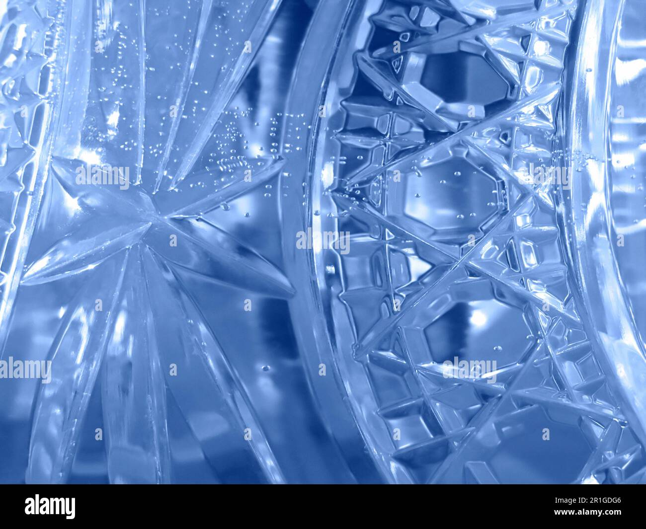 texture of crystal vase with water Stock Photo - Alamy