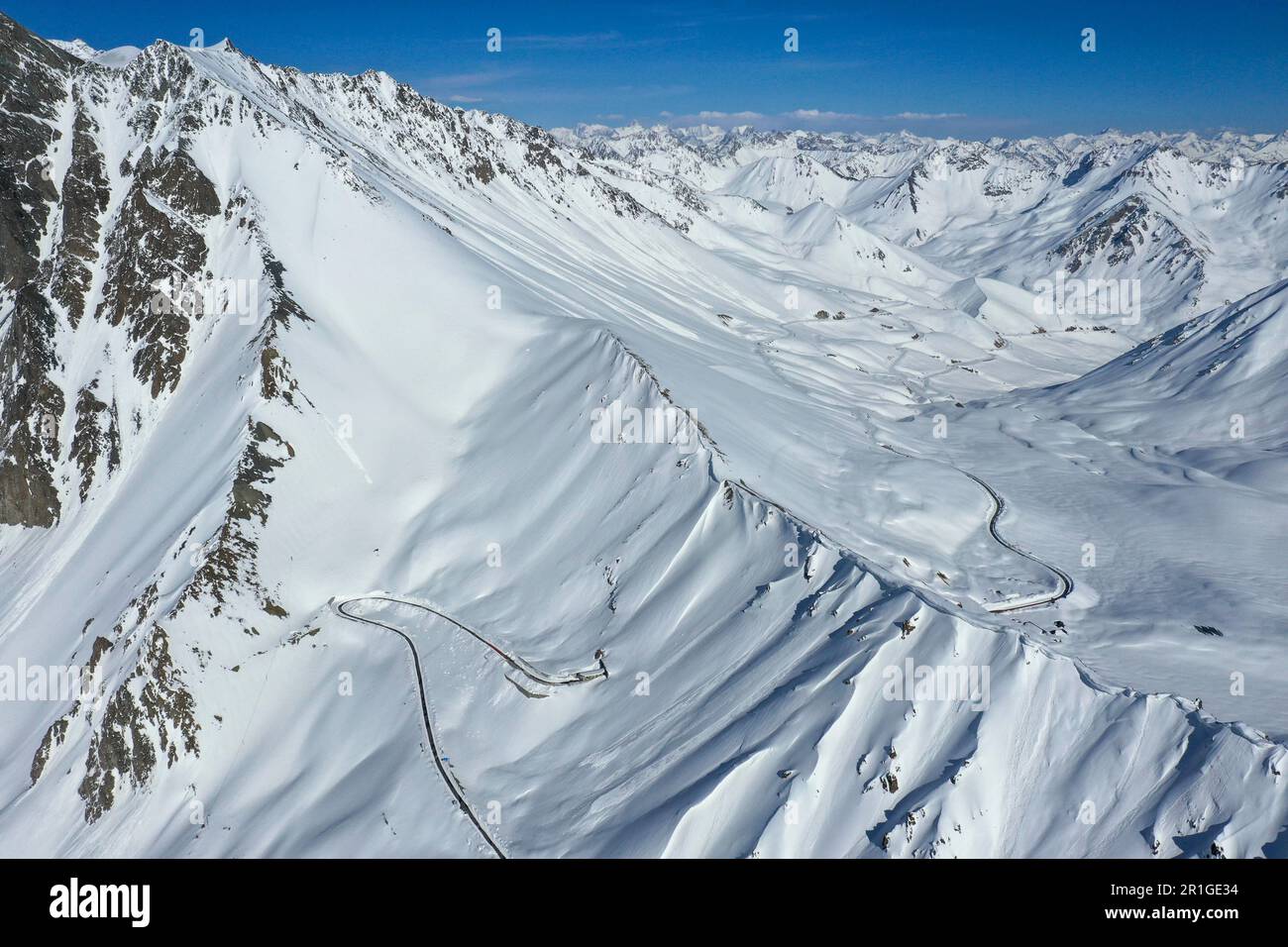 Kuytun. 10th May, 2023. This aerial photo taken on May 10, 2023 shows ...