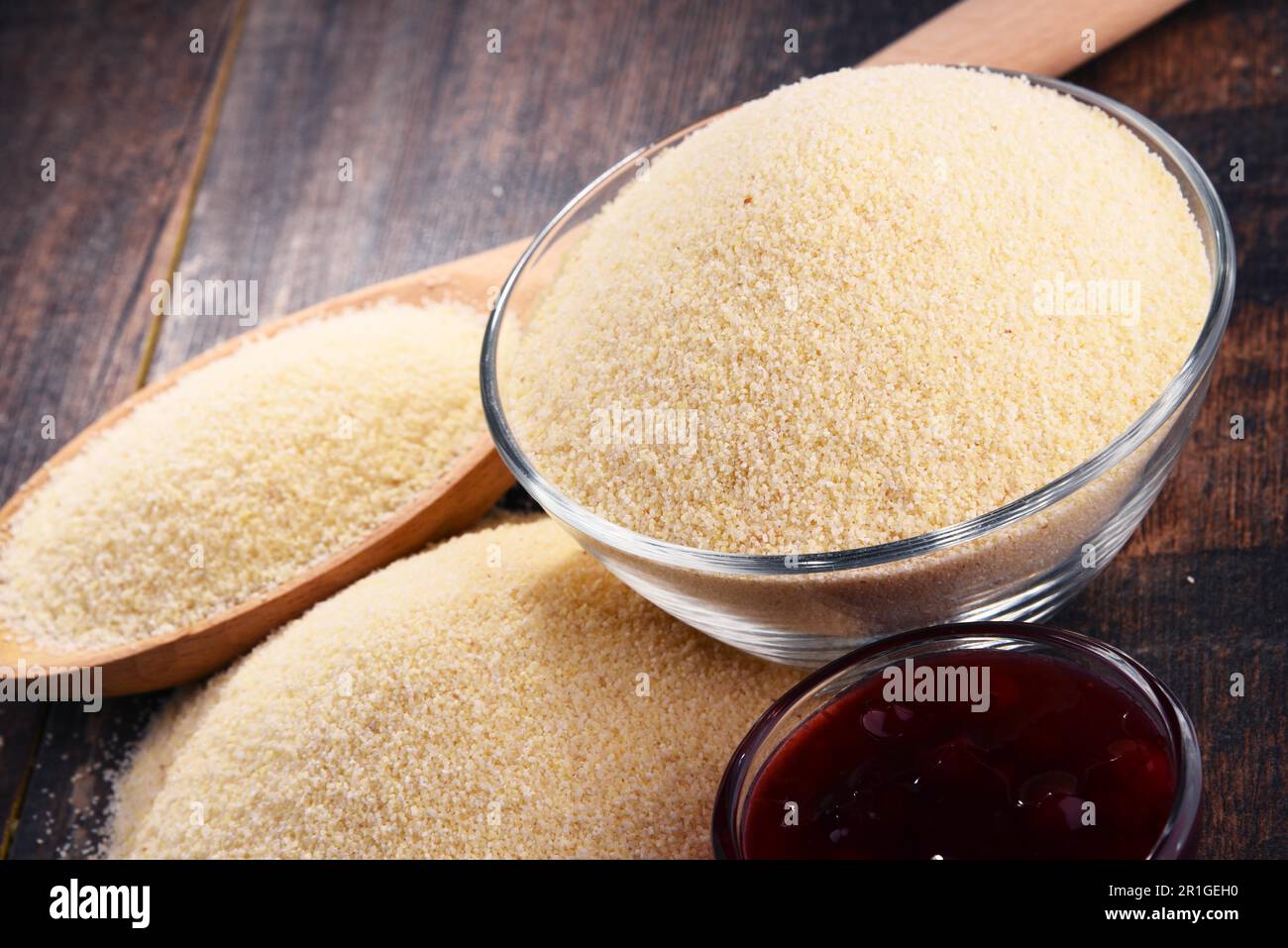 Semolina pudding jam hi-res stock photography and images - Alamy