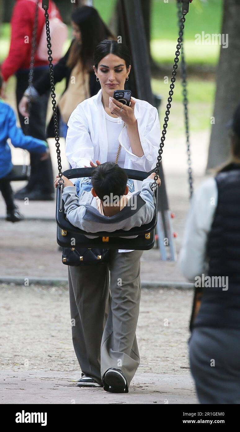 Milan, It. 13th May, 2023. Rosa Perrotta with her husband Pietro ...