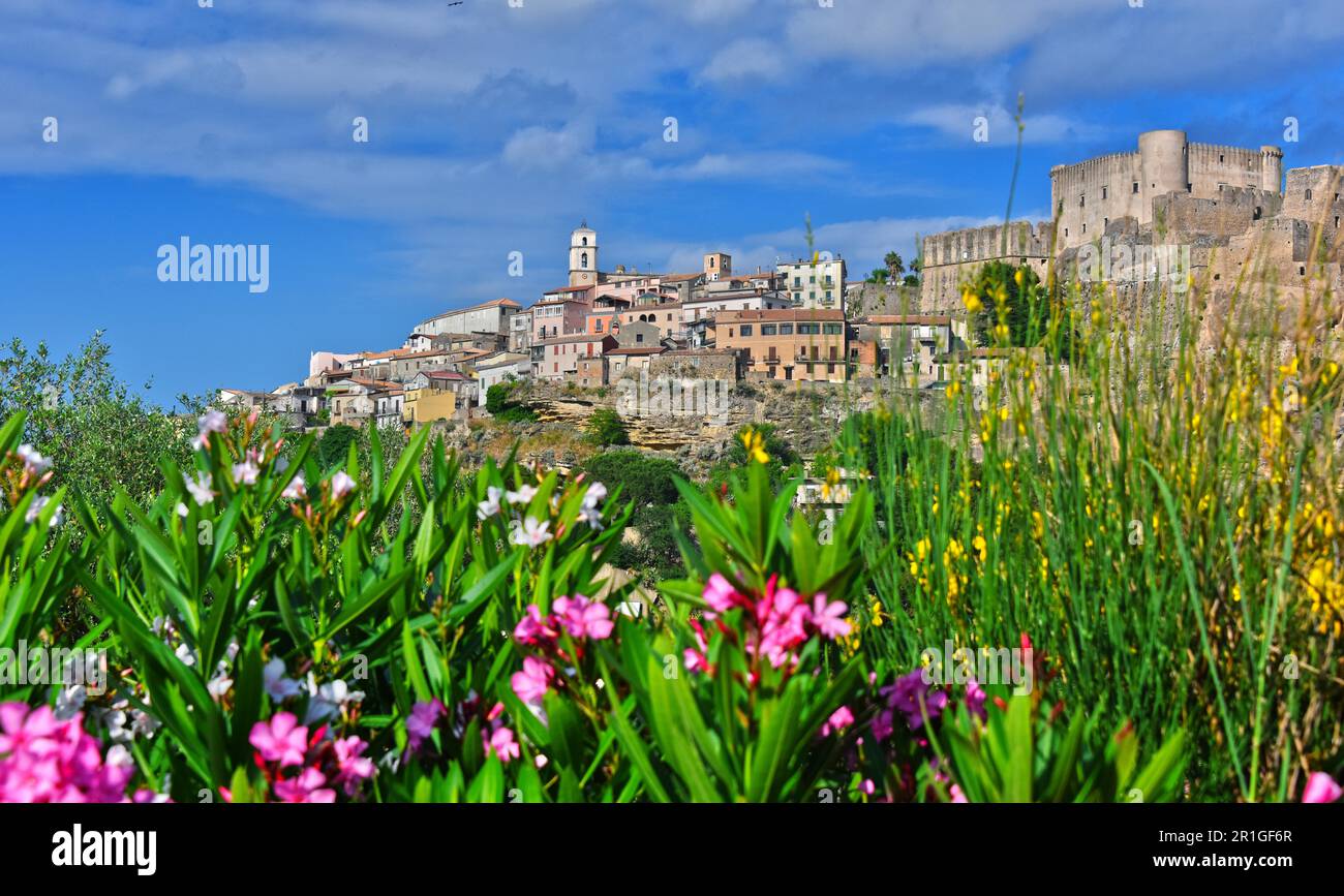 The town of Santa Severina in the Province of Croton, Calabria, Italy ...