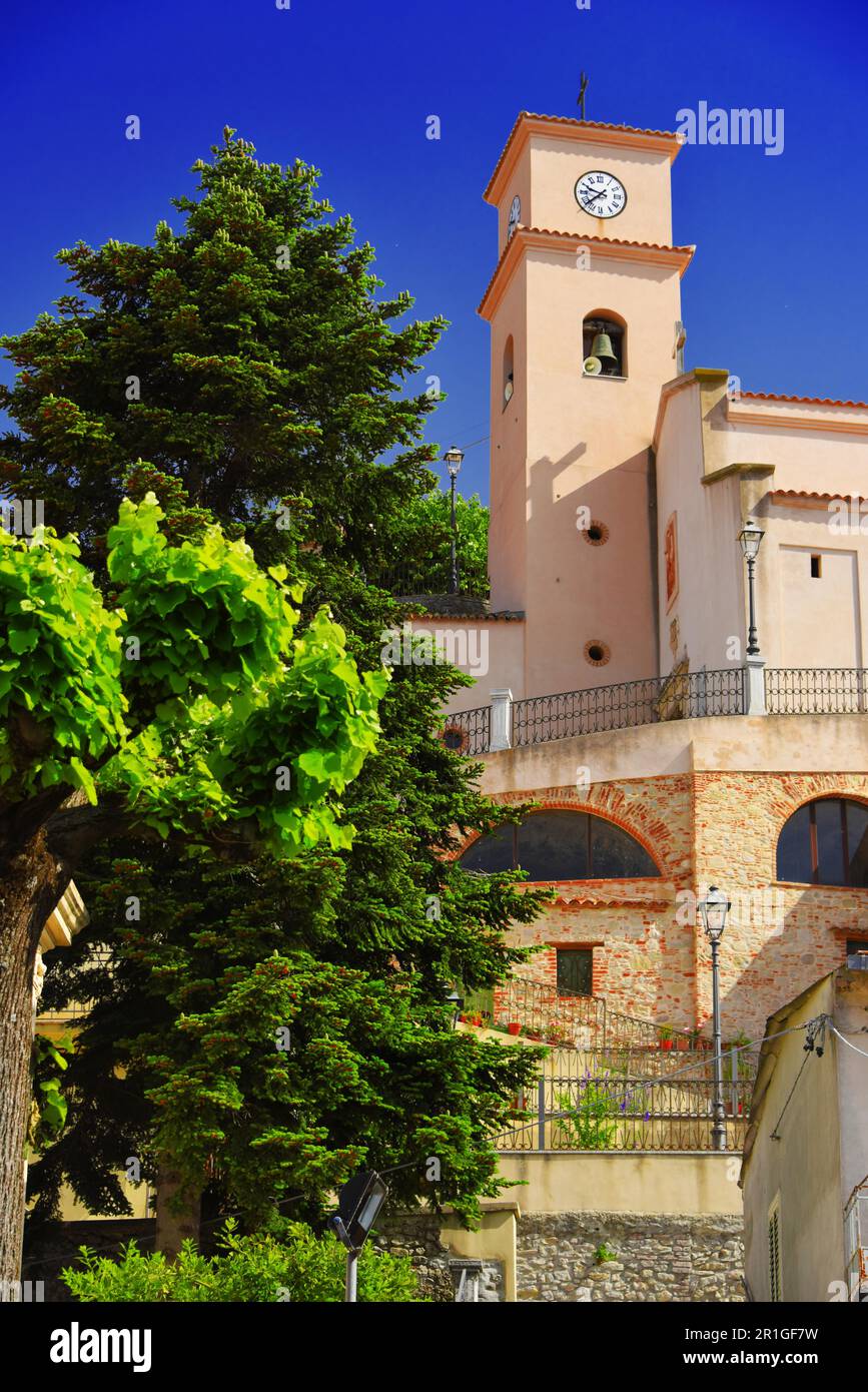 The village of Bova in the Province of Reggio Calabria, Italy Stock ...
